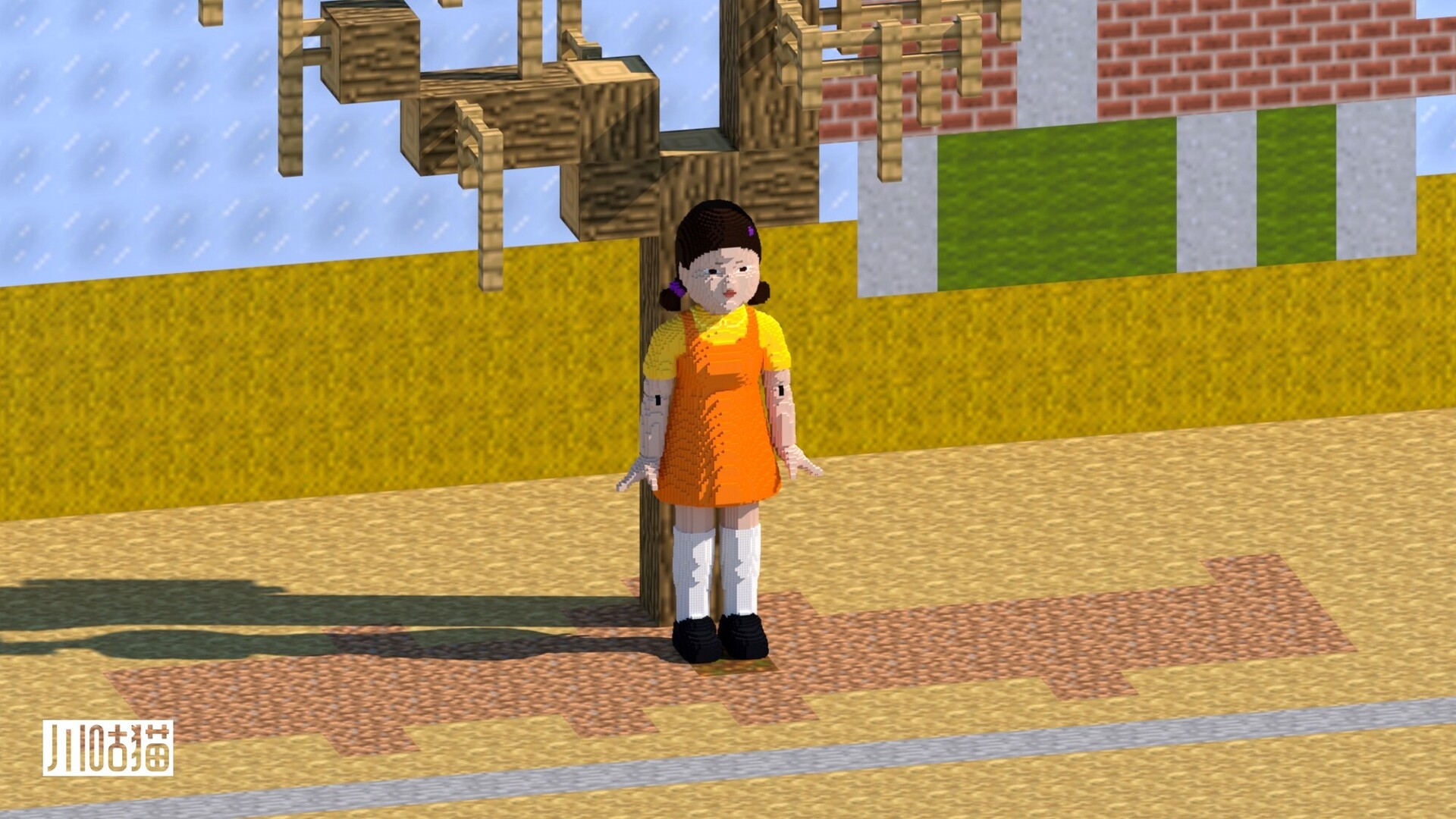 Squid Game's Robot Doll Minecraft Map