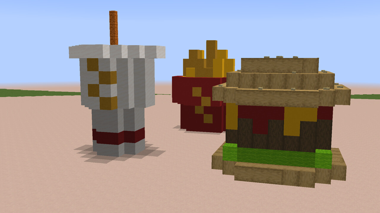 Fast Food Build Minecraft Map