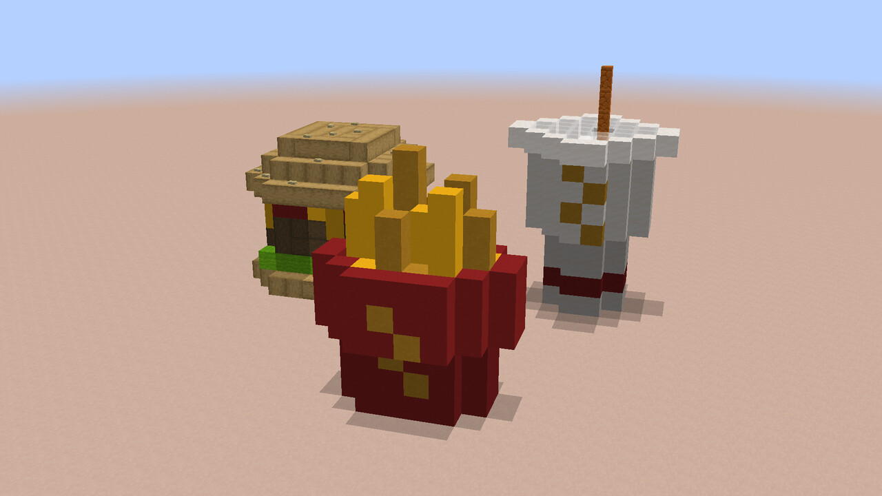 Fast Food Build Minecraft Map