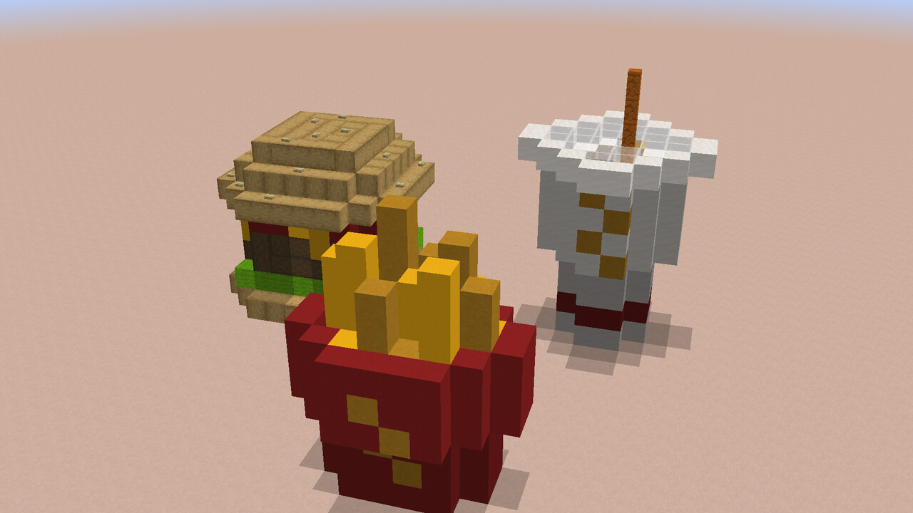 Fast Food Build Minecraft Map