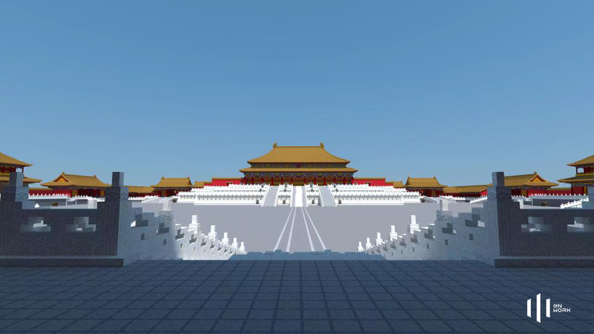 Central Axis of Beijing Imperial City (Qing Dynasty) Minecraft Map