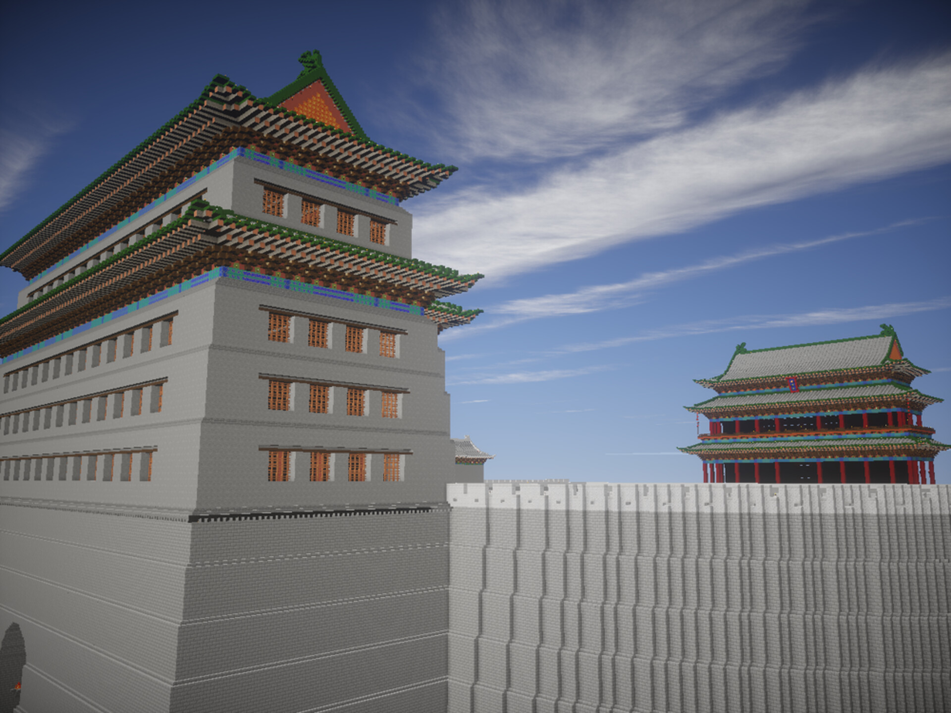 Central Axis of Beijing Imperial City (Qing Dynasty) Minecraft Map