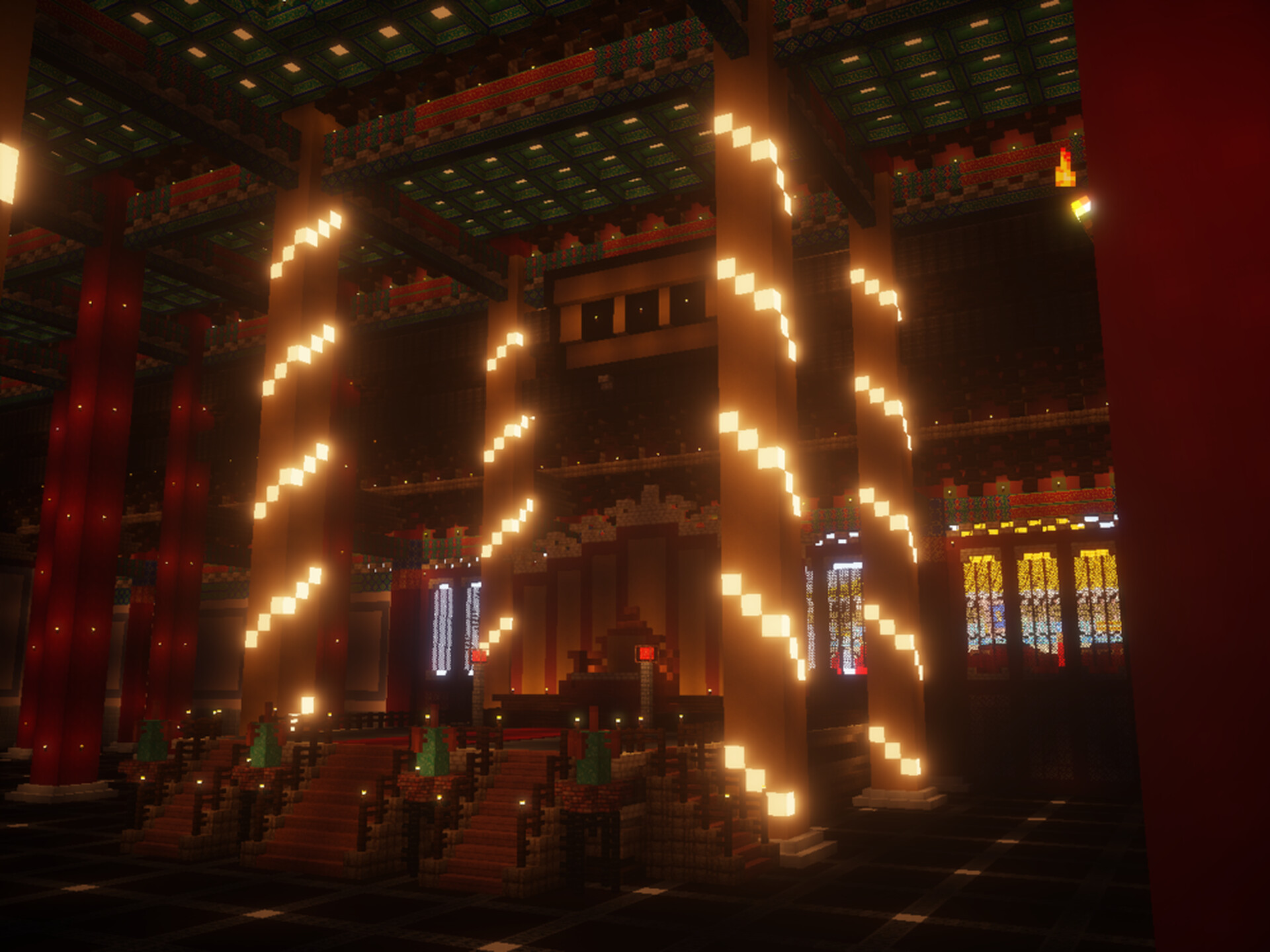 Central Axis of Beijing Imperial City (Qing Dynasty) Minecraft Map