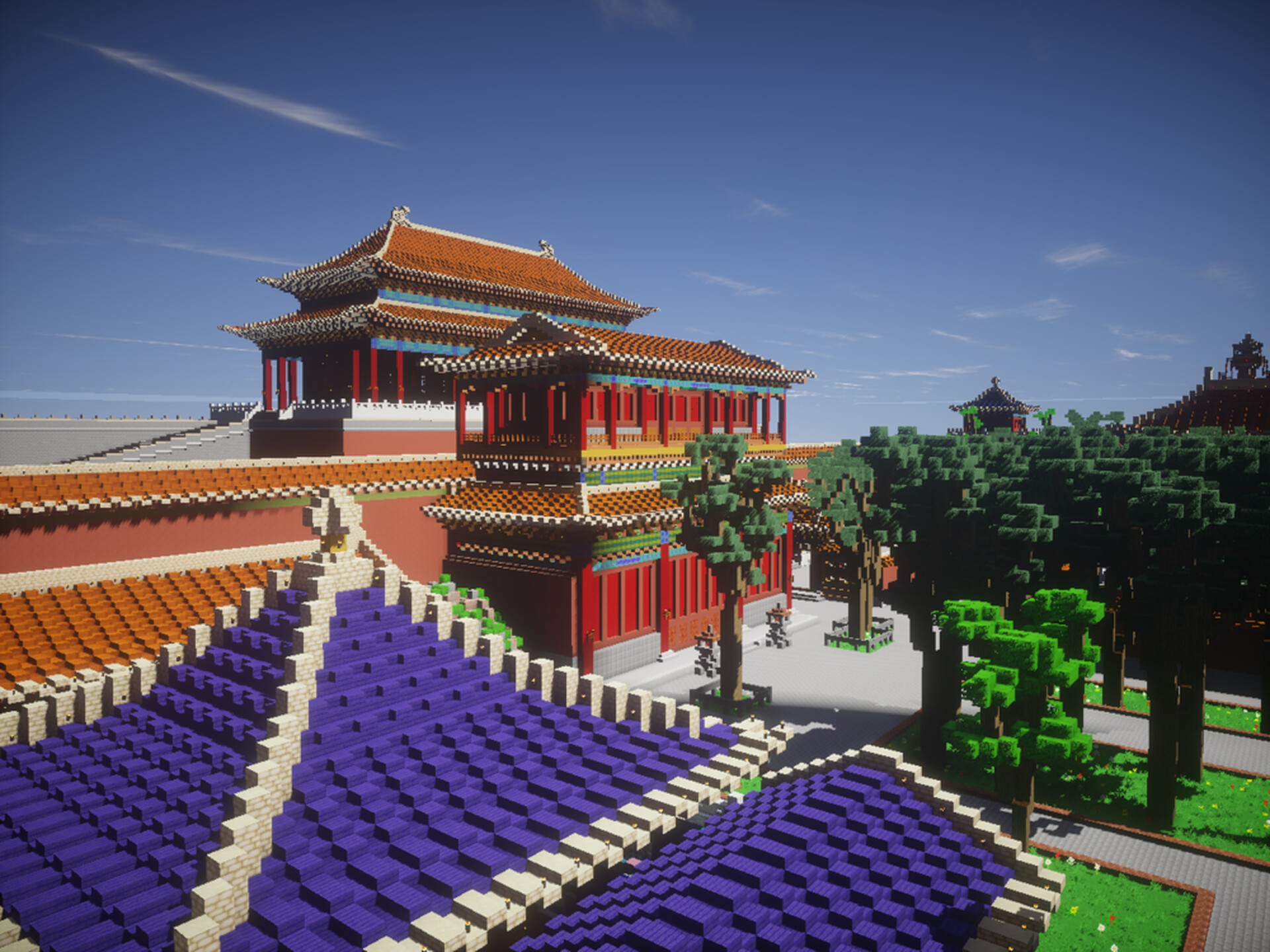 Central Axis of Beijing Imperial City (Qing Dynasty) Minecraft Map
