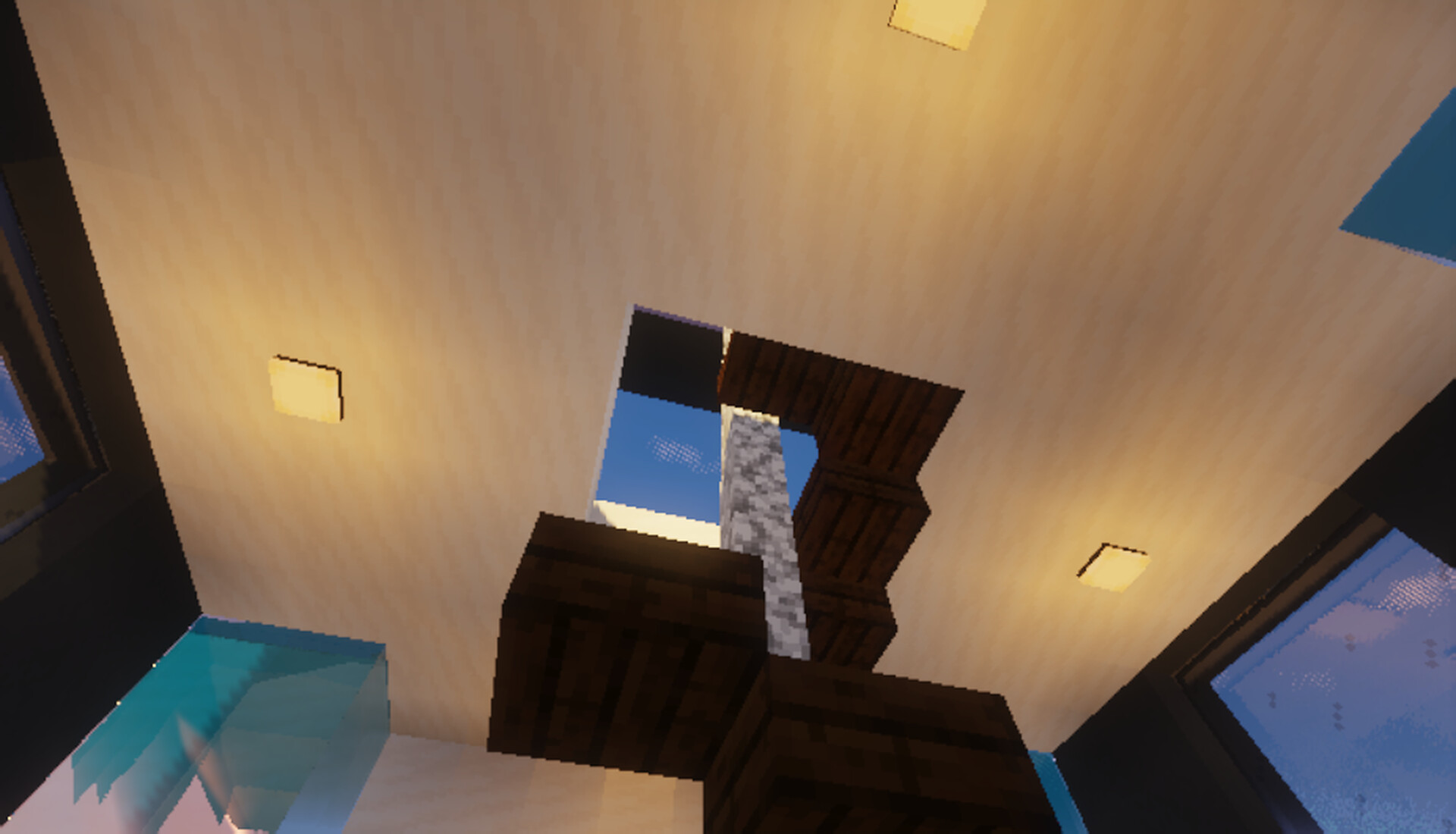 Terrace Modern House Minecraft Map