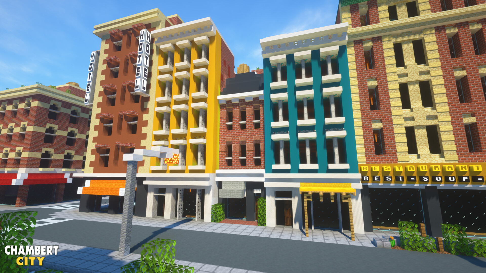 CHAMBERT CITY Minecraft Map