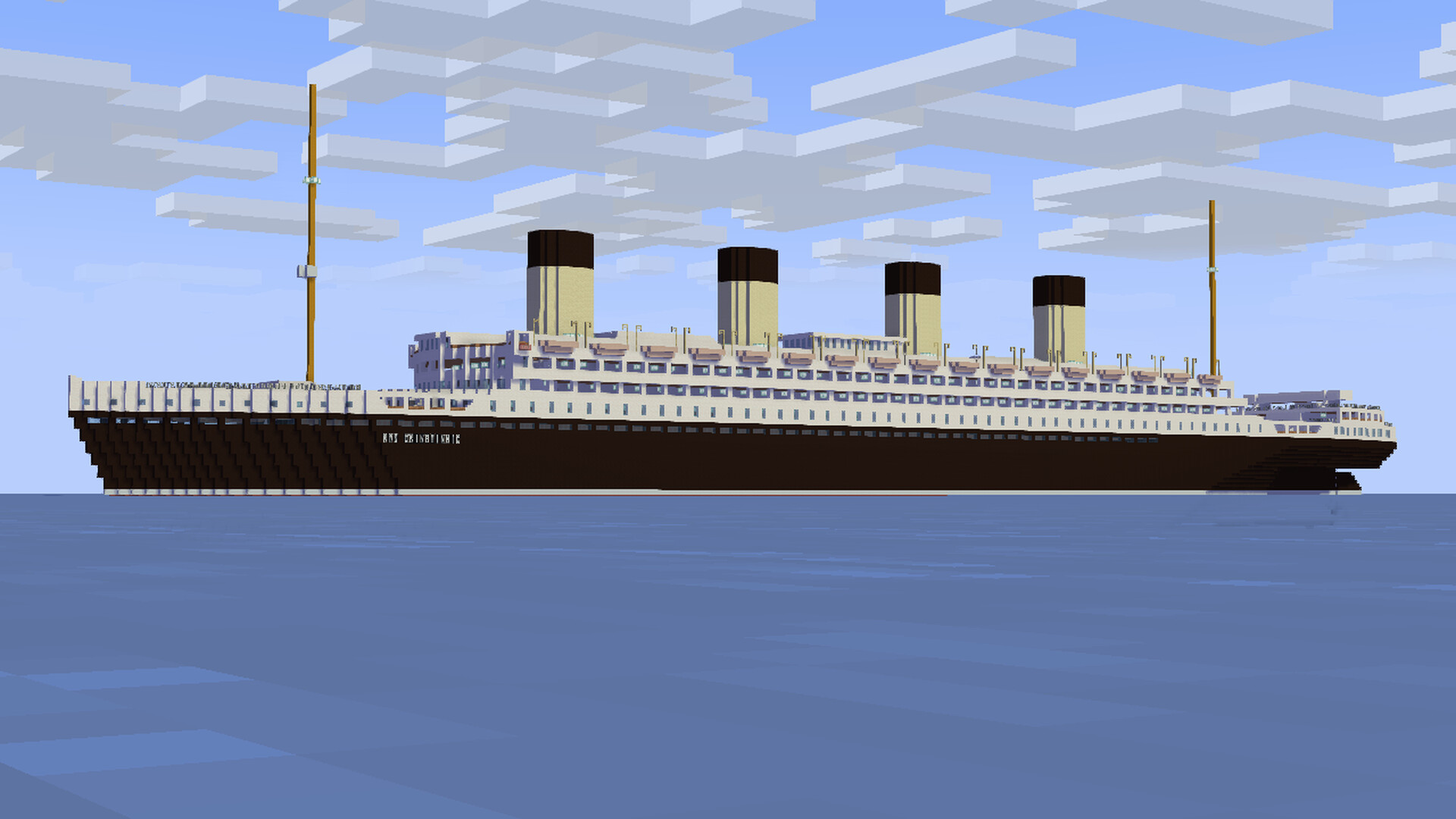 RMS ORINATINNIC Ship Builder {Air Structure} (Update 2021) Minecraft Map