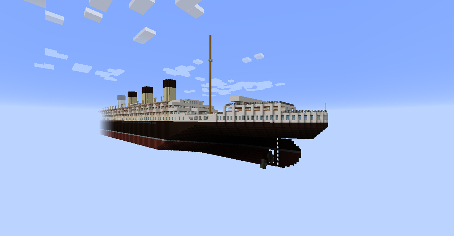 RMS ORINATINNIC Ship Builder {Air Structure} (Update 2021) Minecraft Map