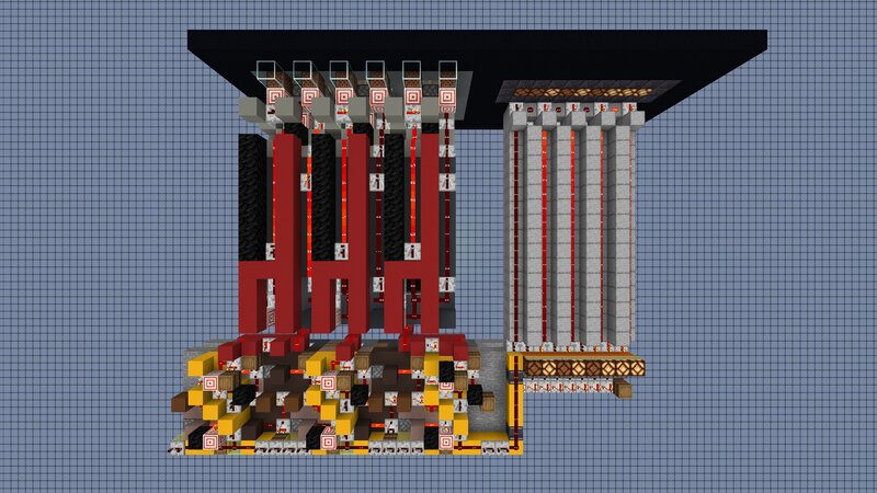 Overloaded Signal Strength to Decimal Minecraft Map