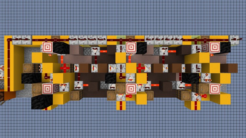 Overloaded Signal Strength to Decimal Minecraft Map