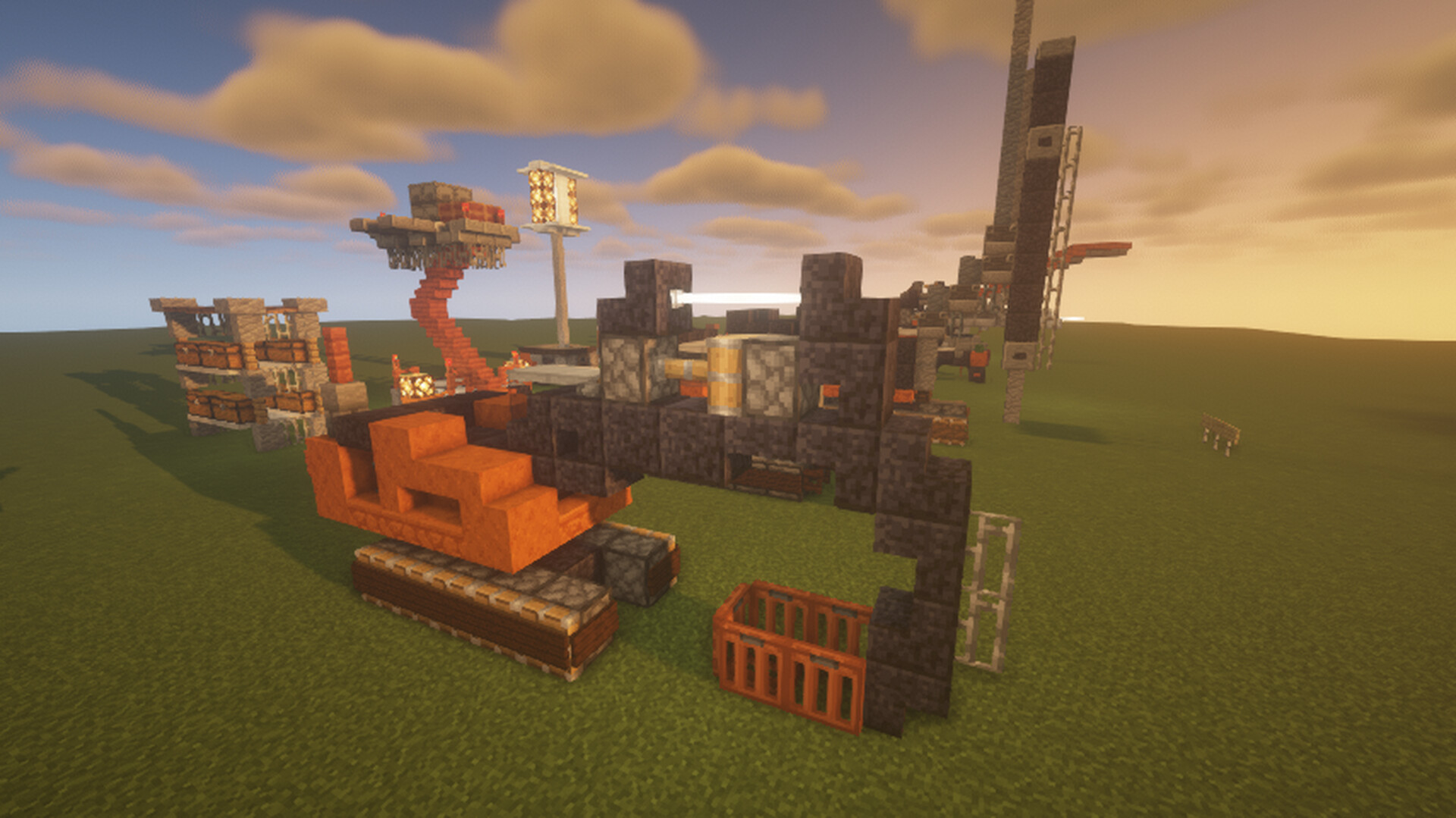 Construction Machines Bundle - [World Download] Minecraft Map