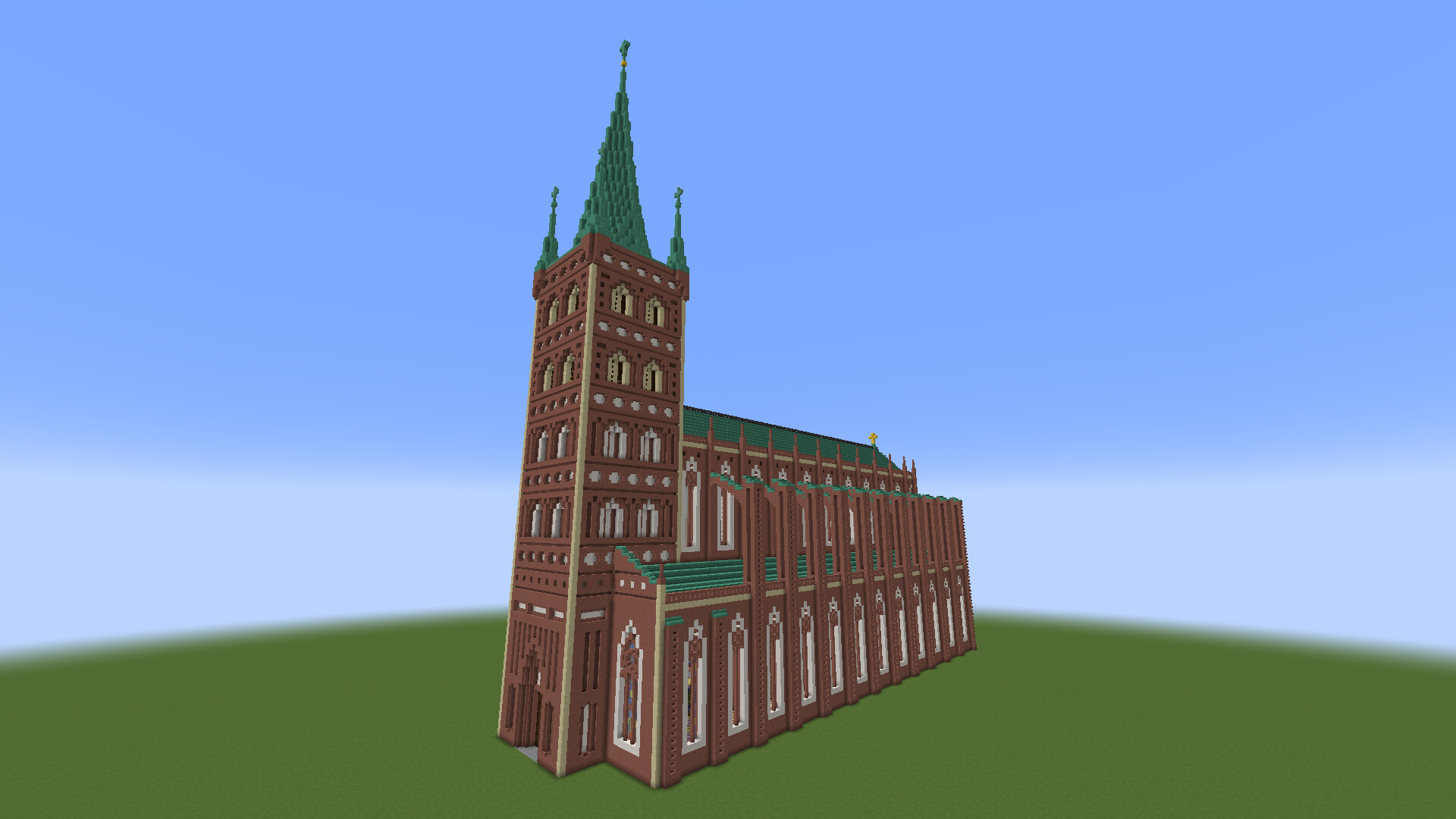 Gothic Church St. Bartholomä Minecraft Map