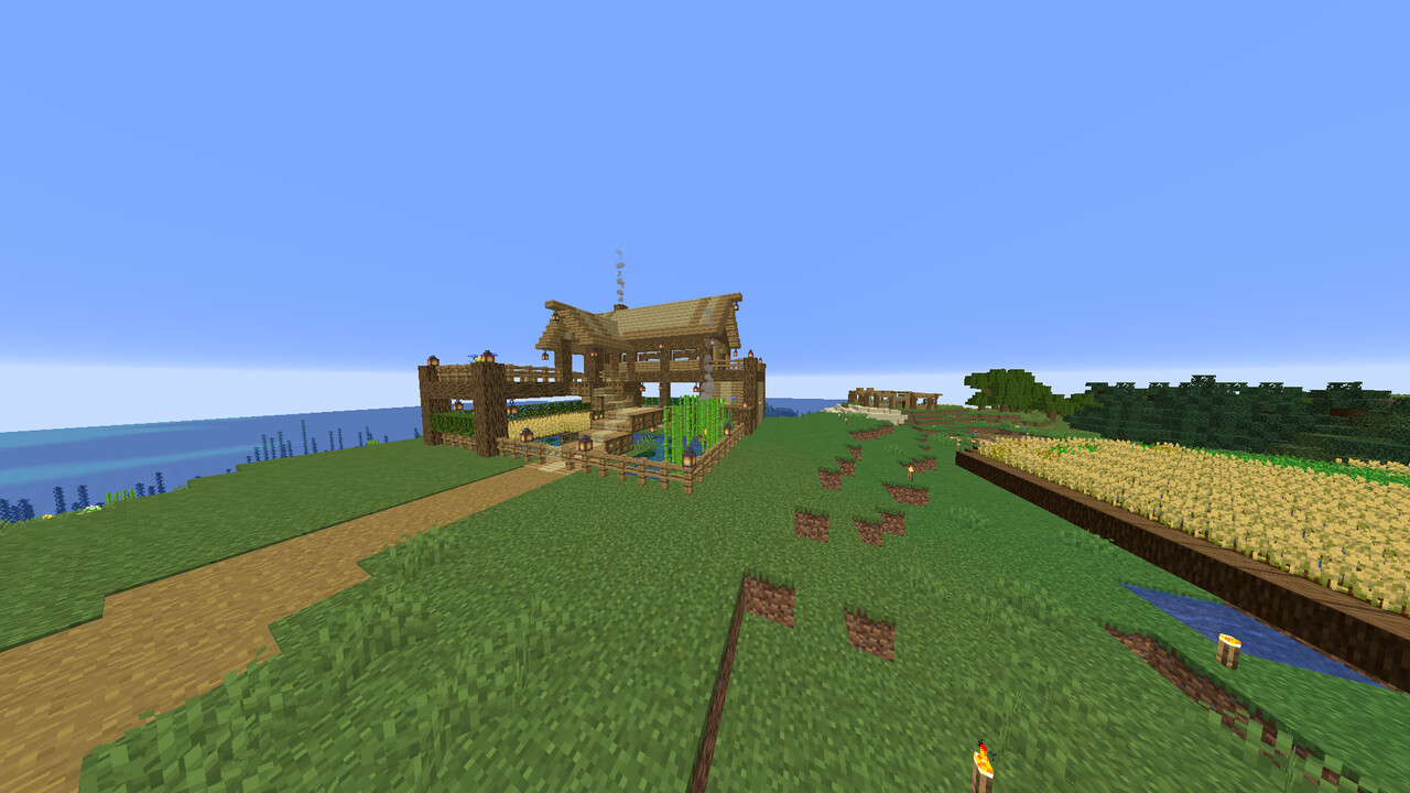 Survival Town Wood Minecraft Map