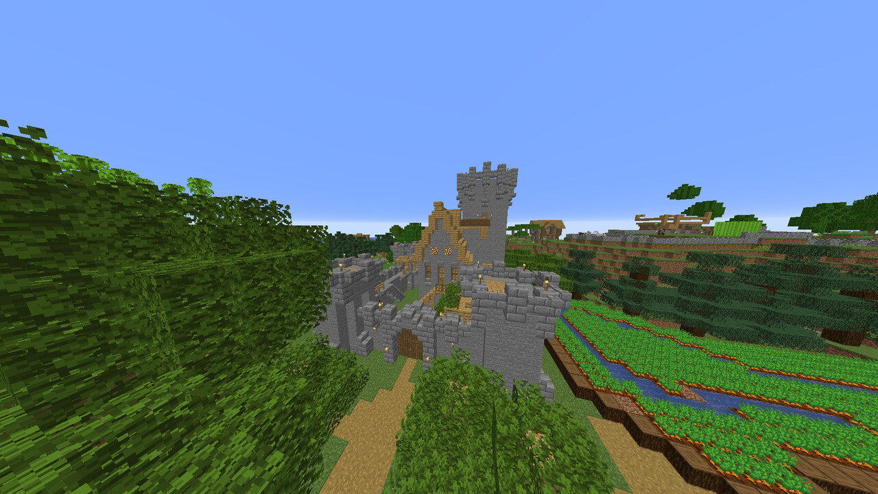 Survival Town Wood Minecraft Map