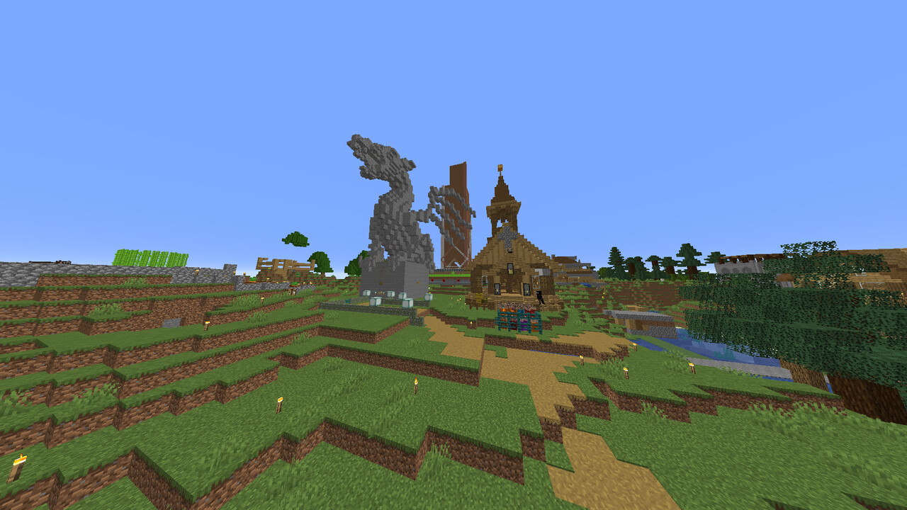 Survival Town Wood Minecraft Map