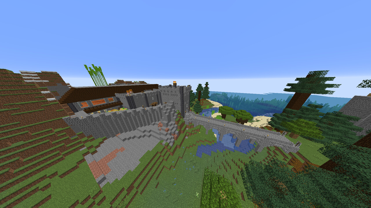 Survival Town Wood Minecraft Map