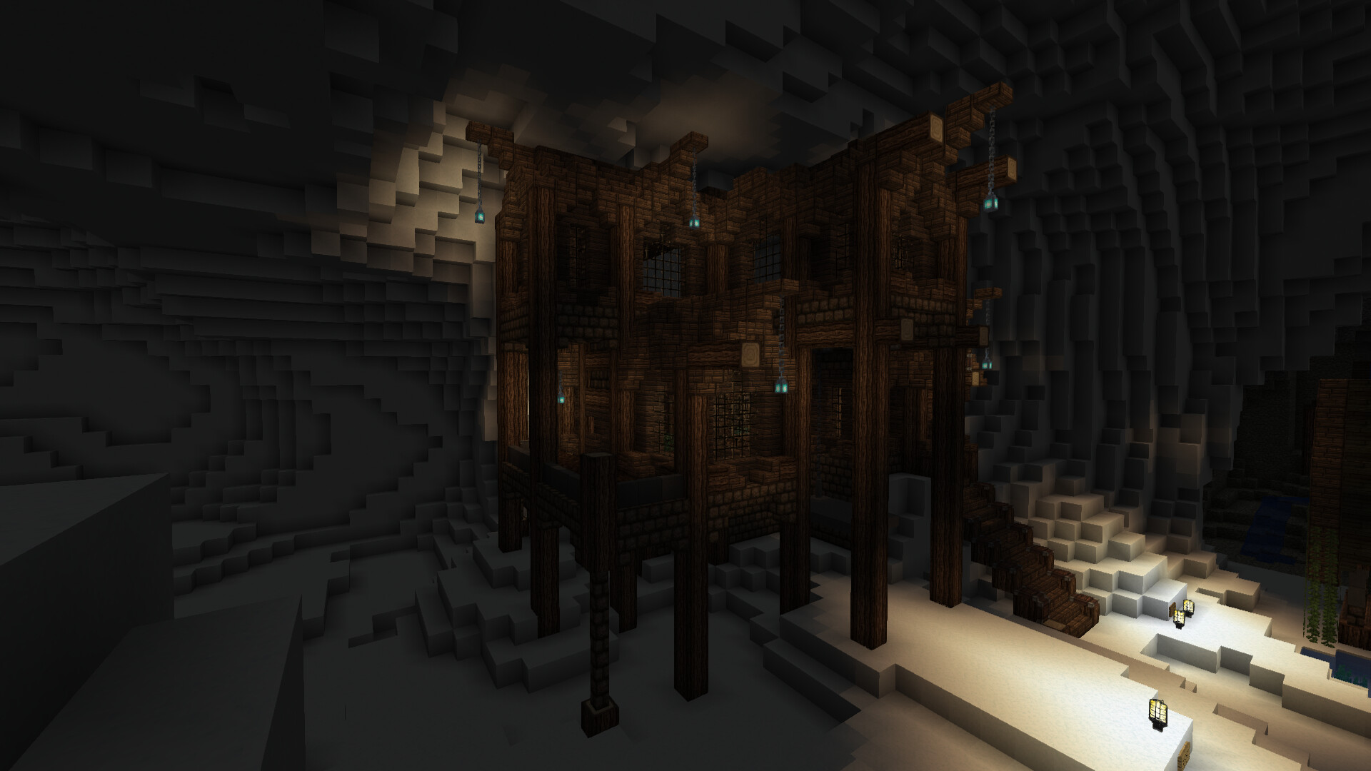 Project Zombie Underground Civilization Main House Minecraft Map