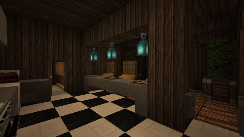 Project Zombie Underground Civilization Main House Minecraft Map