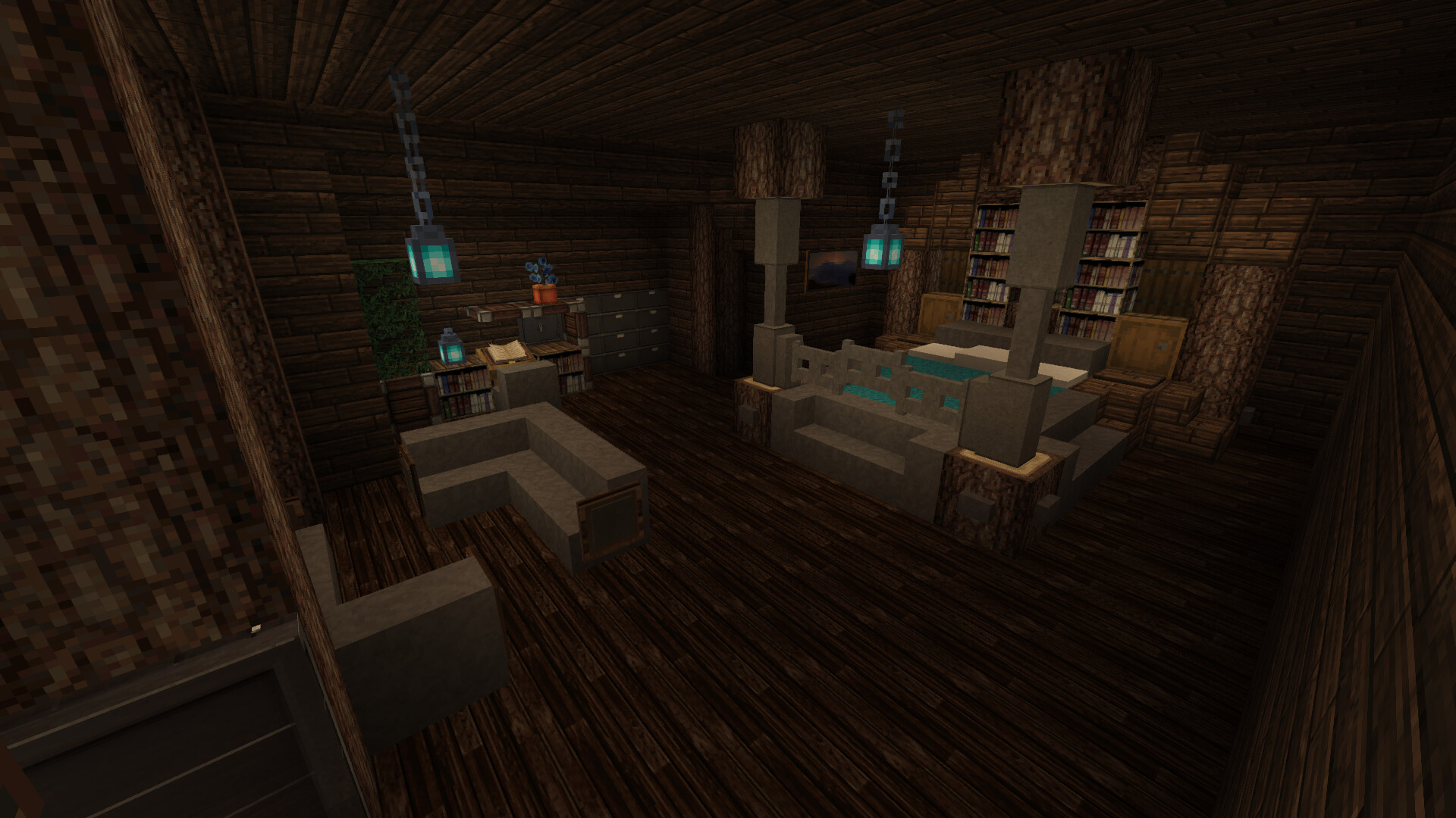 Project Zombie Underground Civilization Main House Minecraft Map