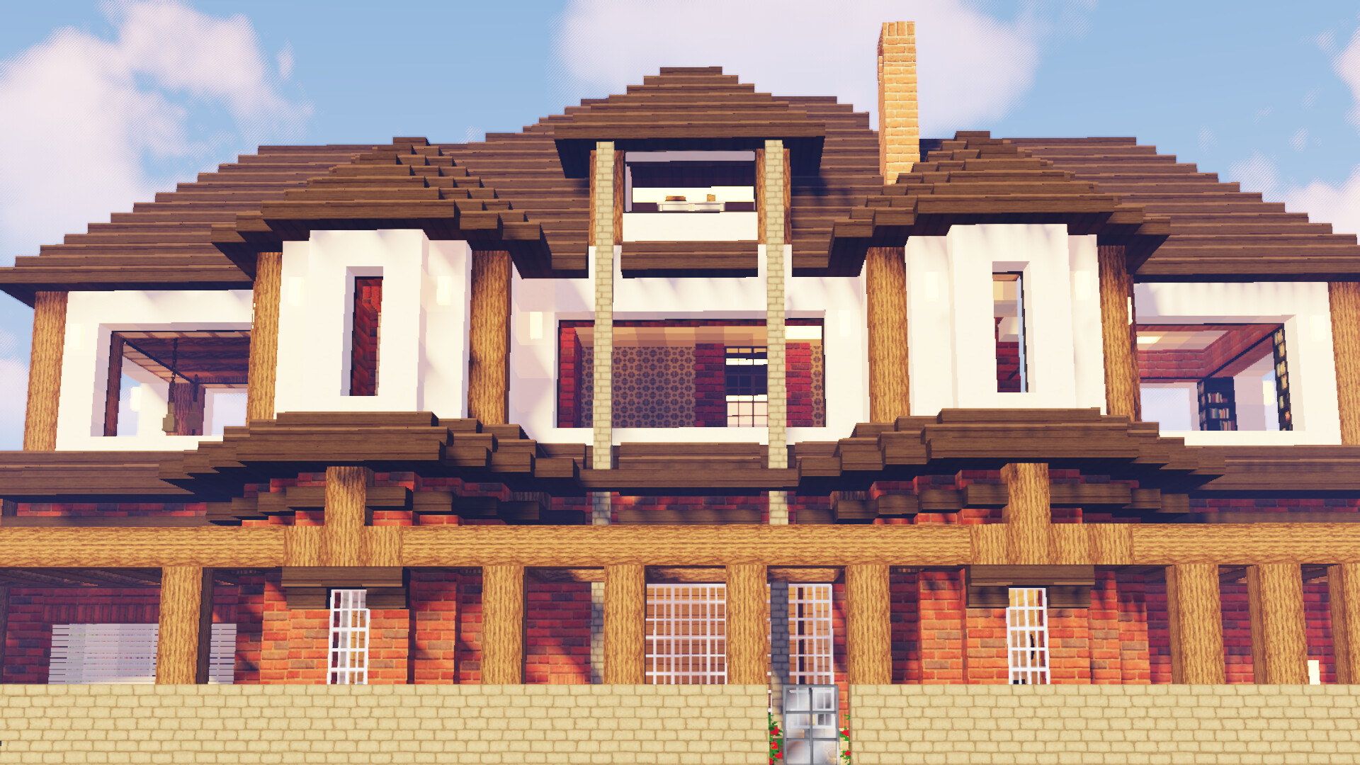 British suburban house Minecraft Map