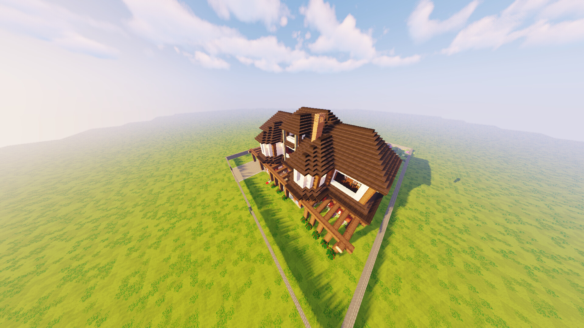 British suburban house Minecraft Map