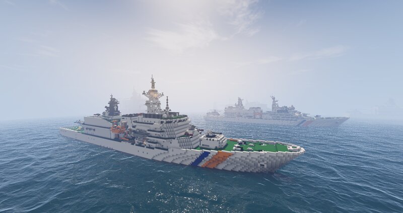 Coast guard Heavy Patrol Vessel Fleet Minecraft Map