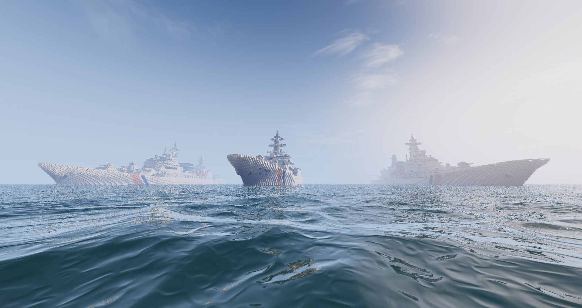 Coast guard Heavy Patrol Vessel Fleet Minecraft Map