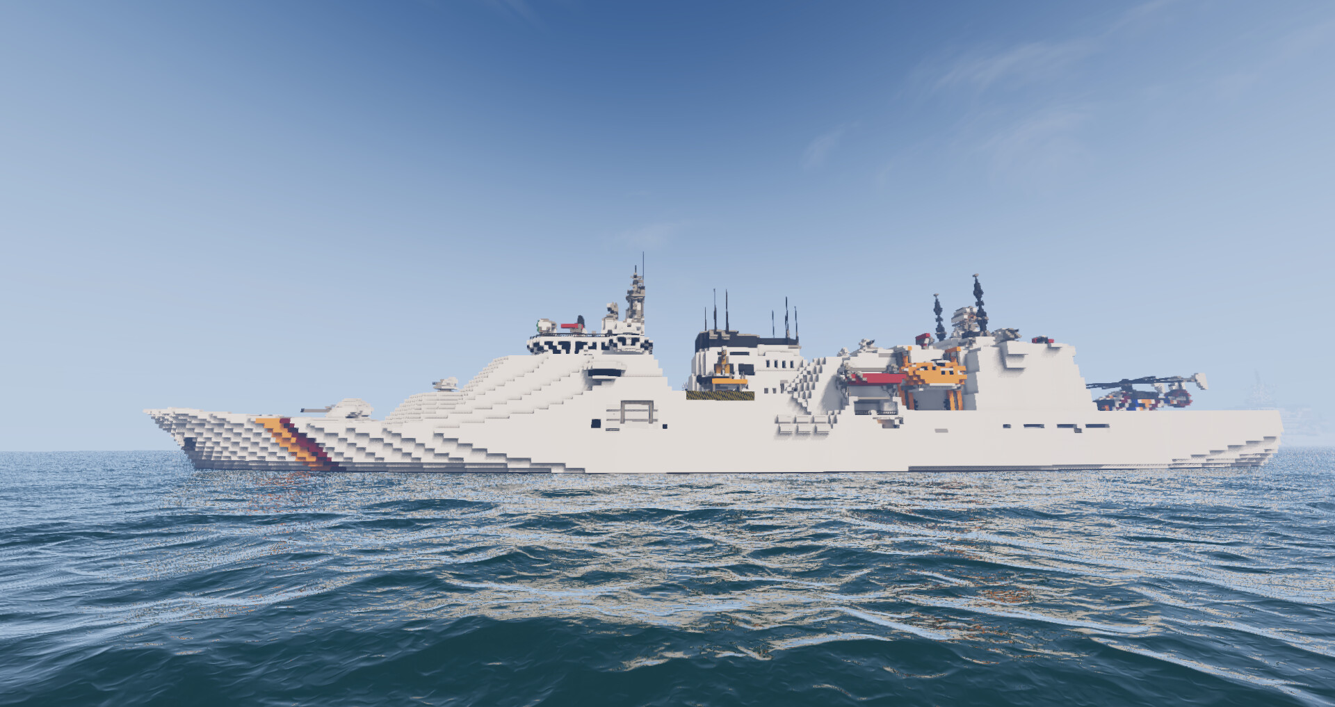 Coast guard Heavy Patrol Vessel Fleet Minecraft Map