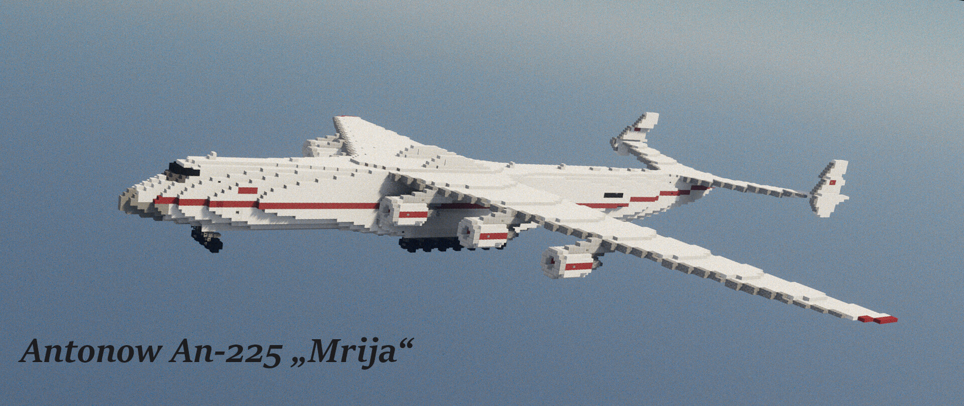 Antonov An-225 "Mriya" 1.5:1 Scale Minecraft Map