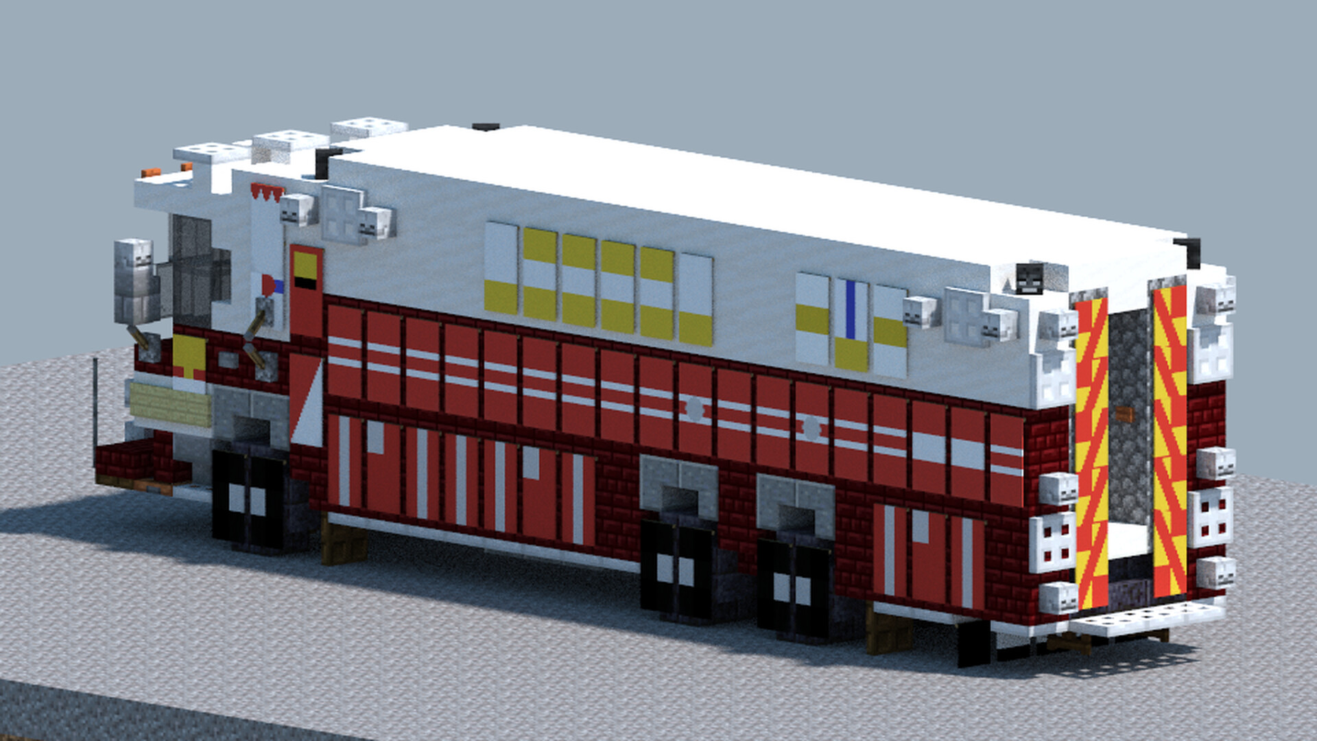 Pierce, Heavy duty rescue truck [With Download] Minecraft Map