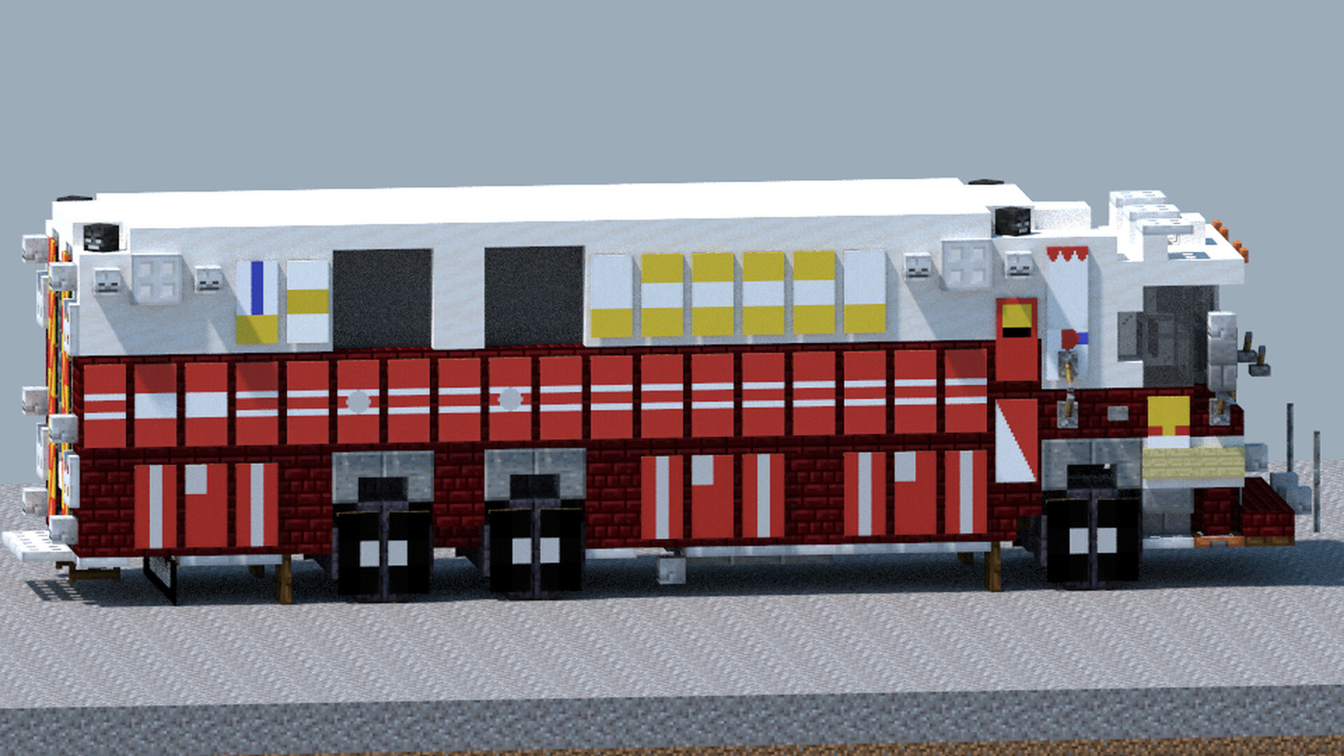 Pierce, Heavy duty rescue truck [With Download] Minecraft Map