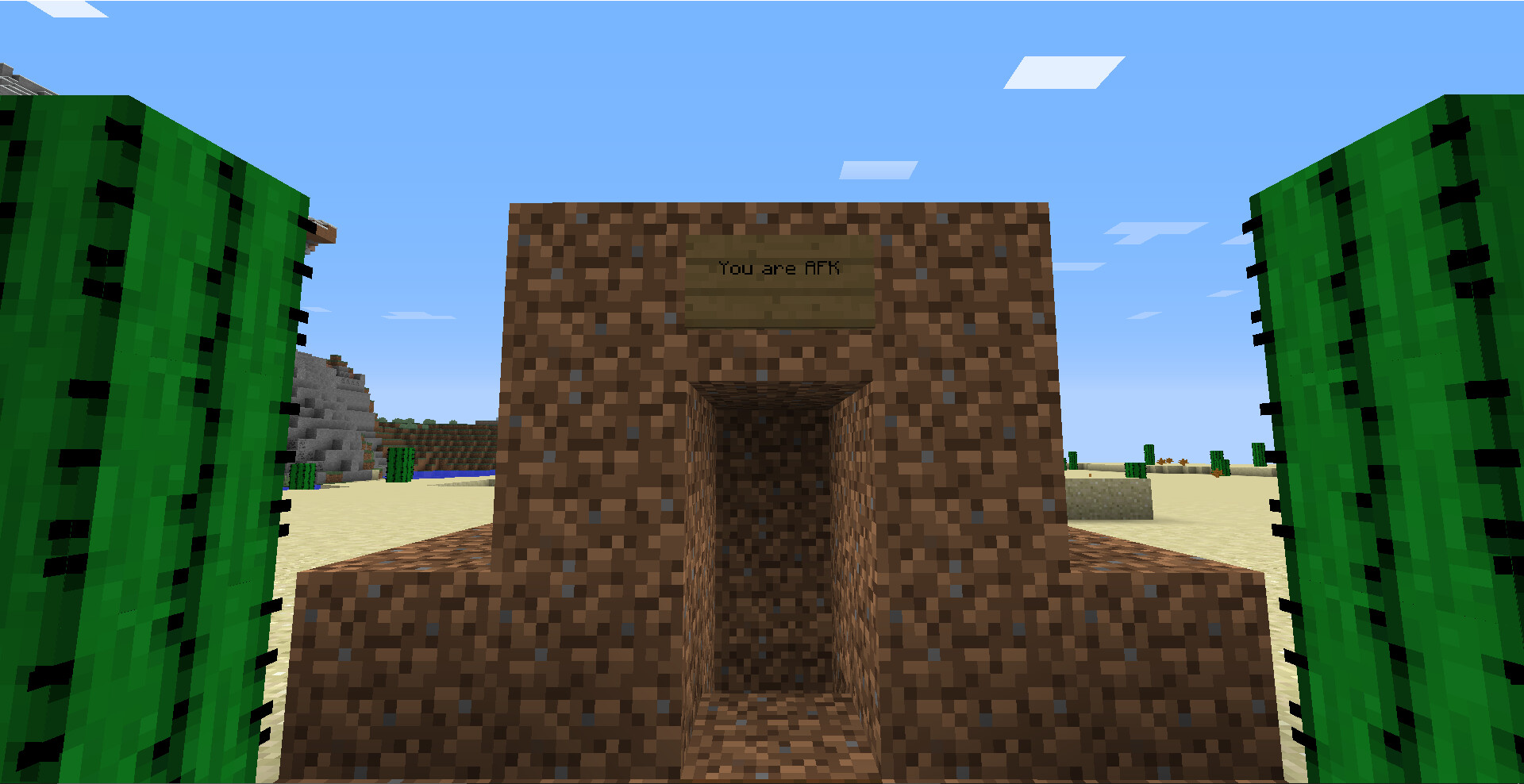 You are AFK Minecraft Map