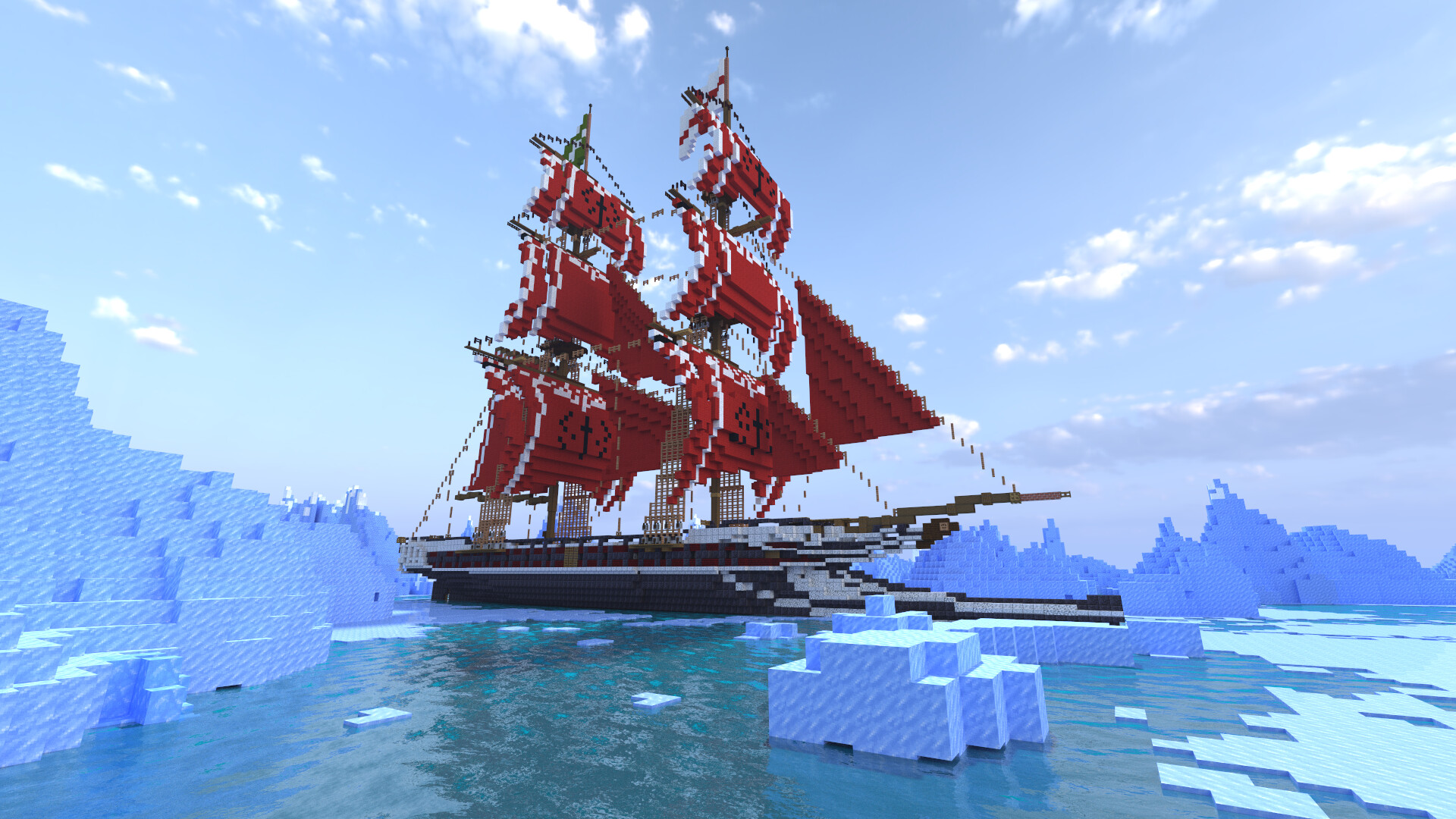 38-Gun Sloop Of War,Morrigan Minecraft Map