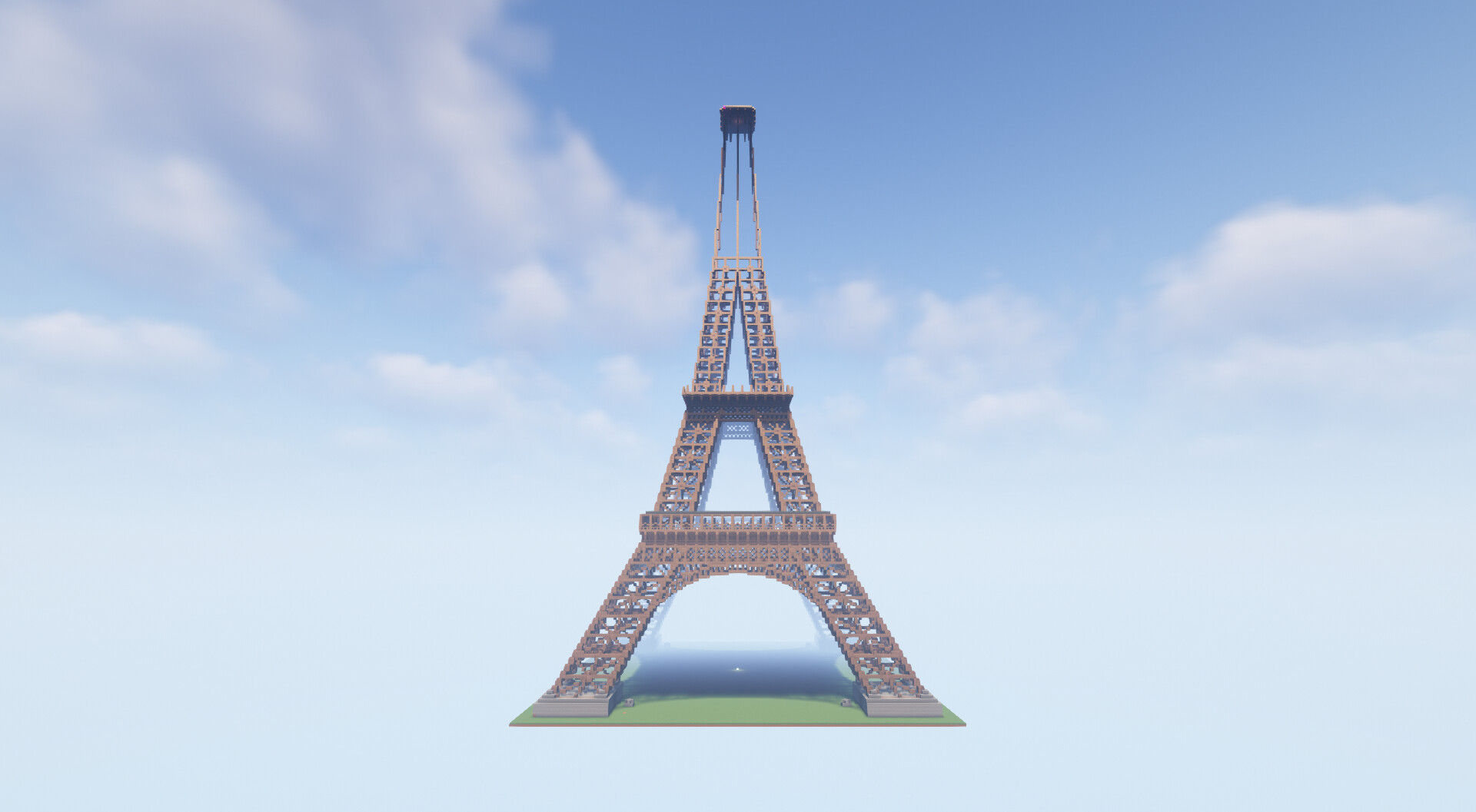 EIFFEL TOWER - Real Size - 324 meters! Minecraft Map