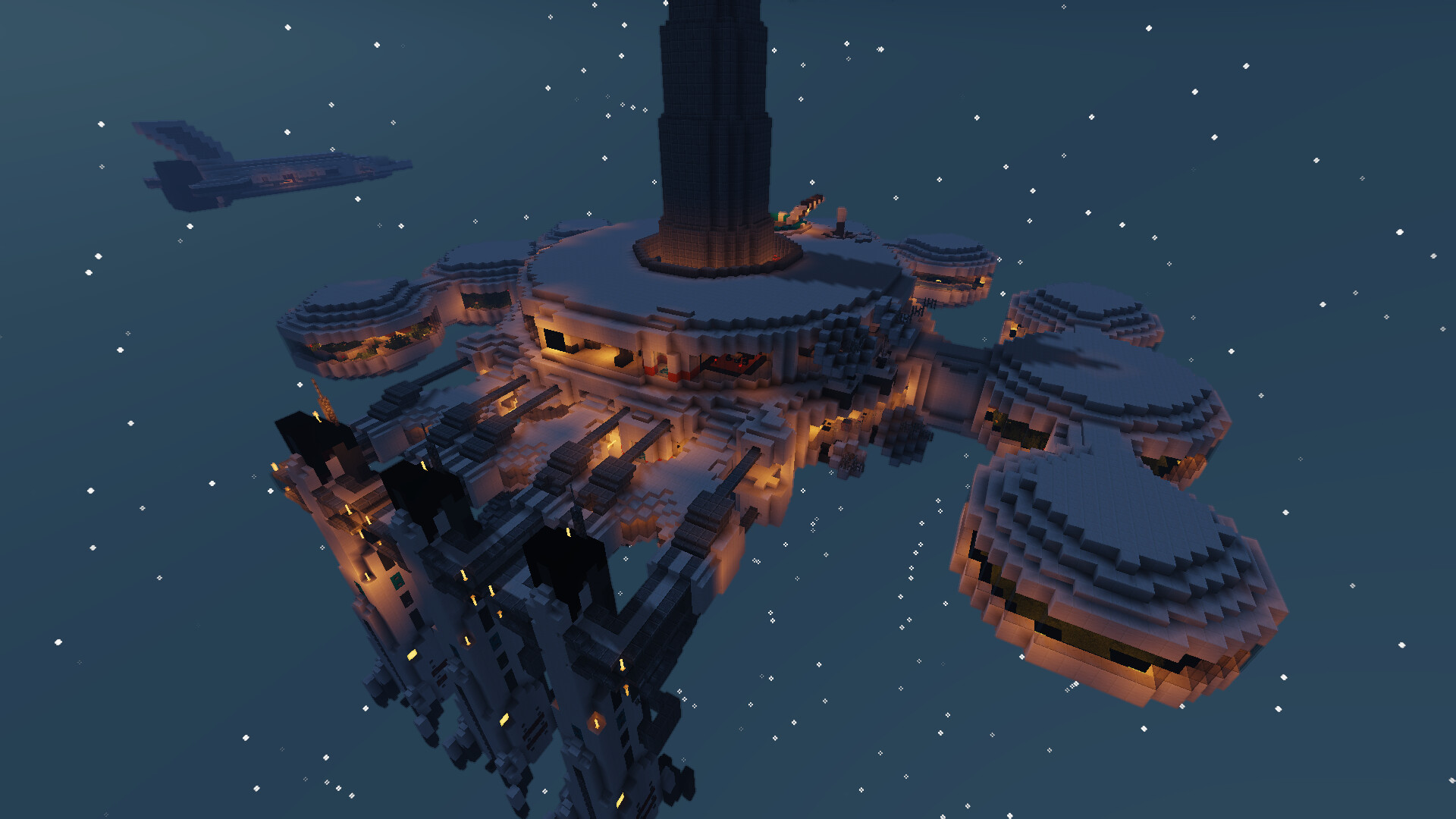 Space Station Hub Minecraft Map