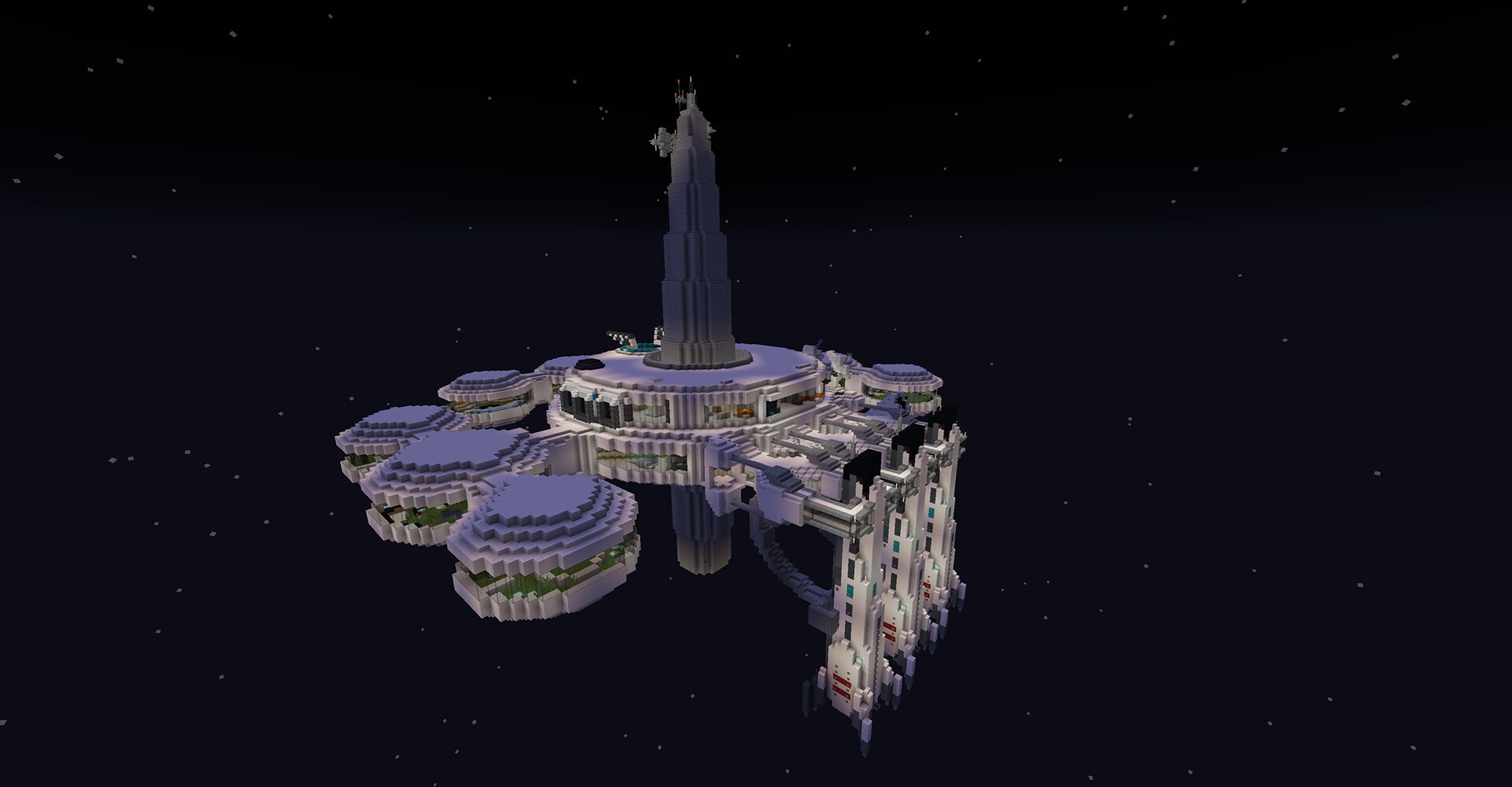 Space Station Hub Minecraft Map