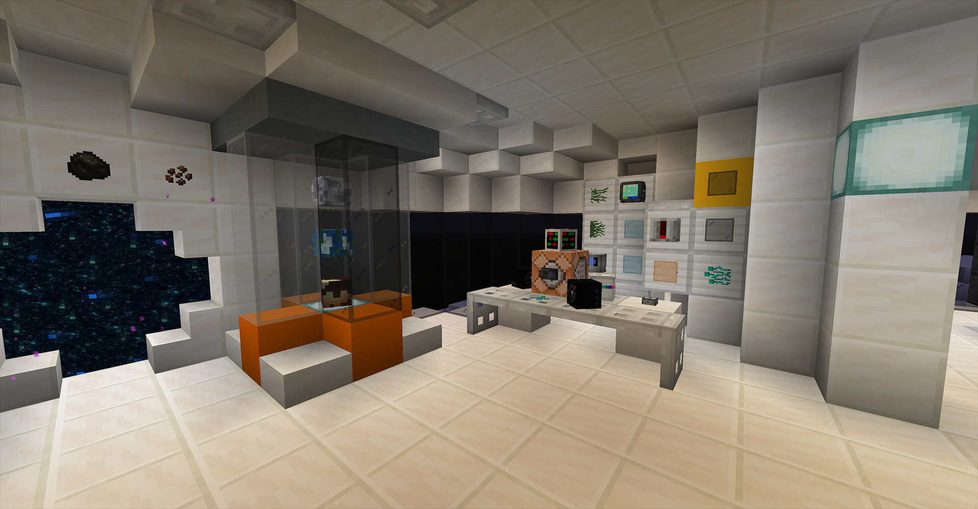 Space Station Hub Minecraft Map