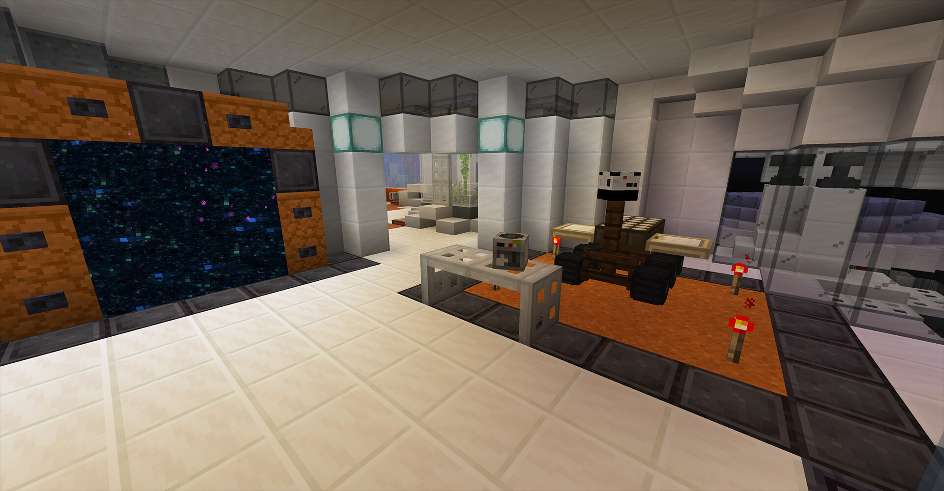 Space Station Hub Minecraft Map