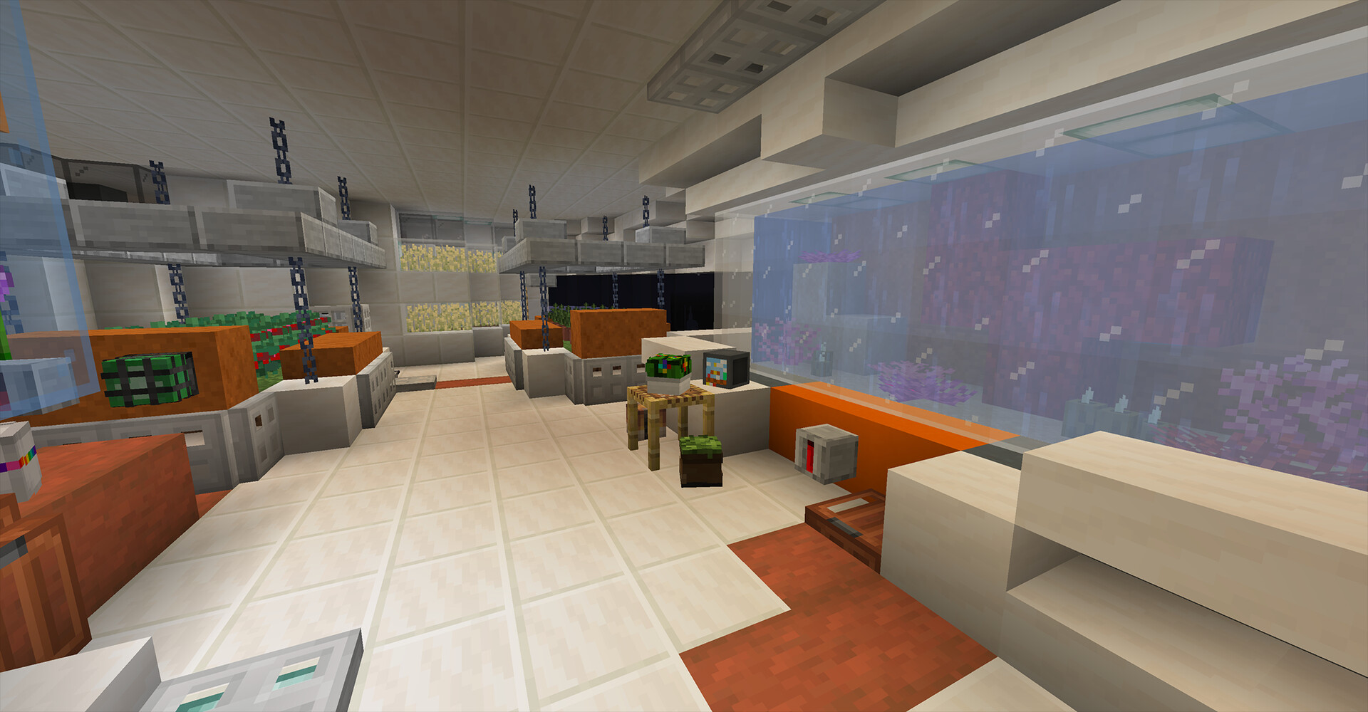 Space Station Hub Minecraft Map
