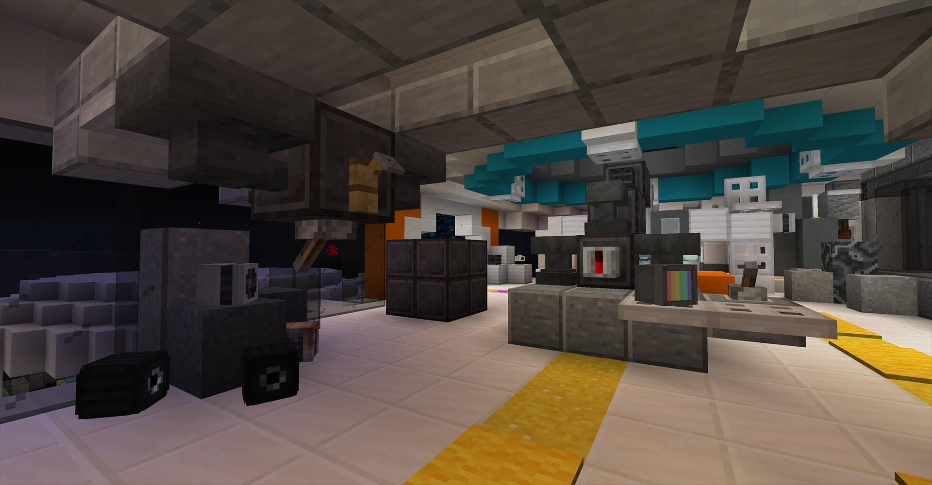 Space Station Hub Minecraft Map