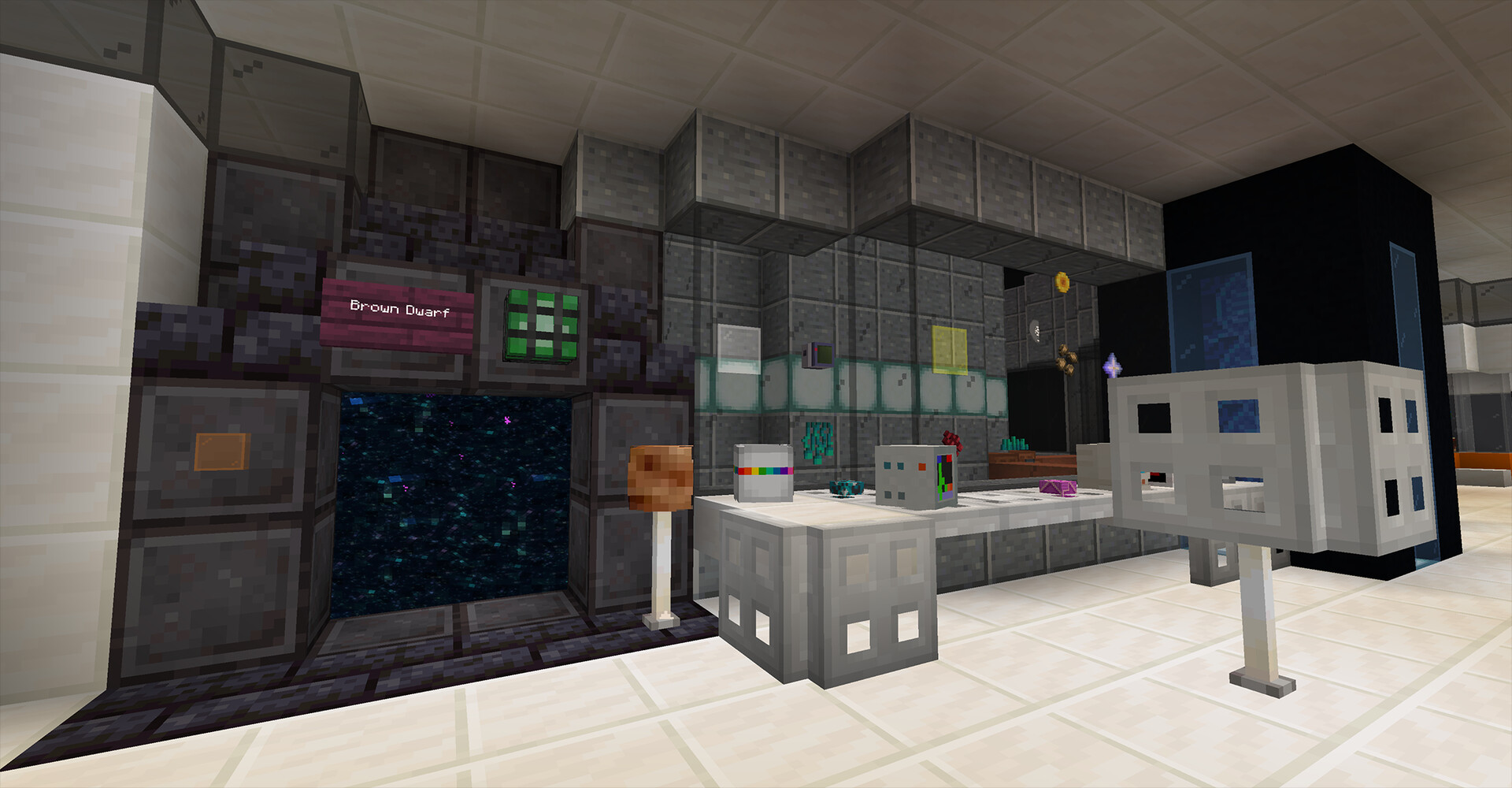 Space Station Hub Minecraft Map