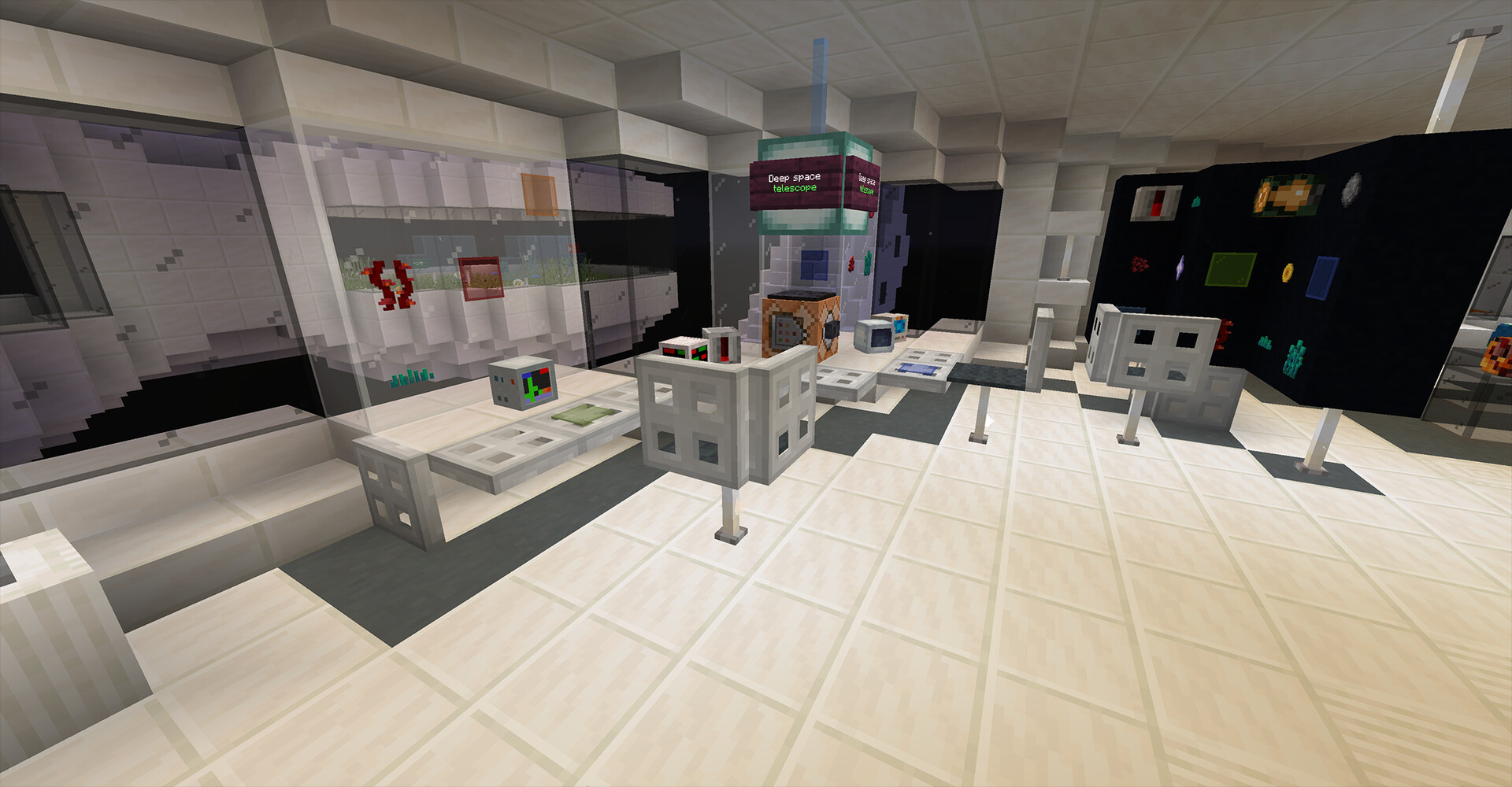 Space Station Hub Minecraft Map