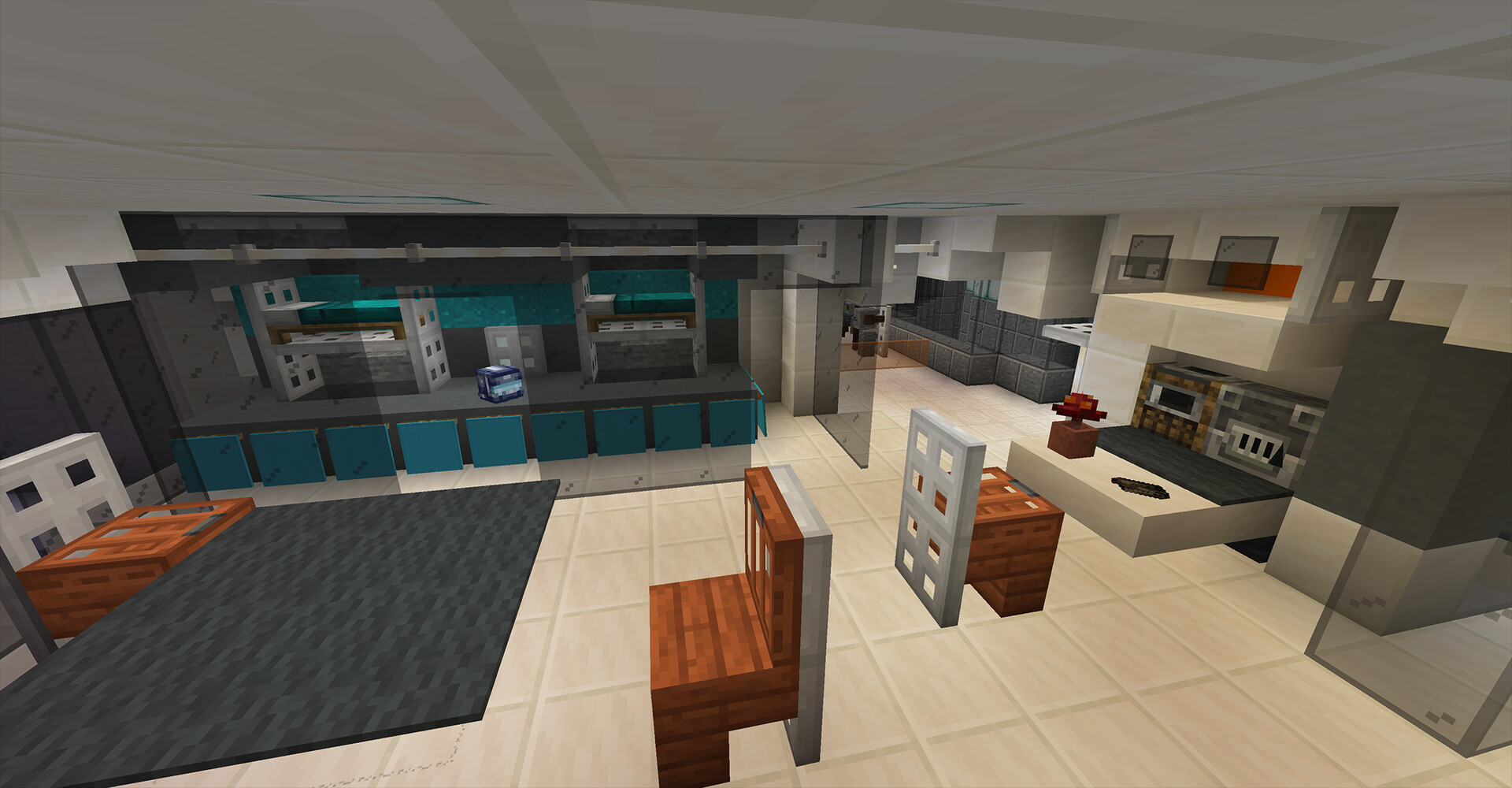 Space Station Hub Minecraft Map