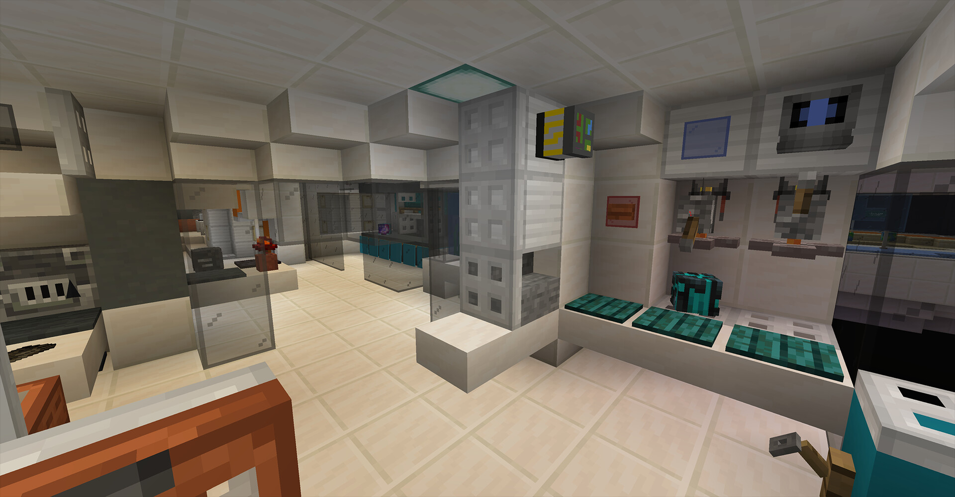 Space Station Hub Minecraft Map