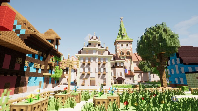 Turckheim in minecraft - 1:1 reproduction Minecraft Map