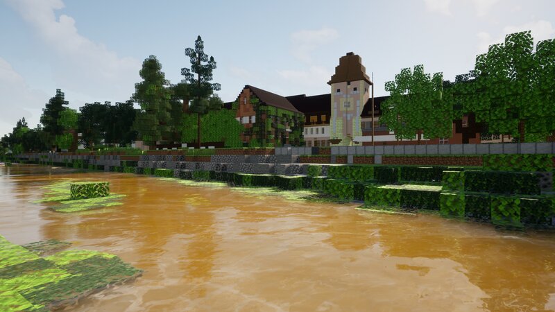 Turckheim in minecraft - 1:1 reproduction Minecraft Map