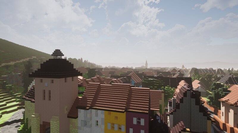 Turckheim in minecraft - 1:1 reproduction Minecraft Map