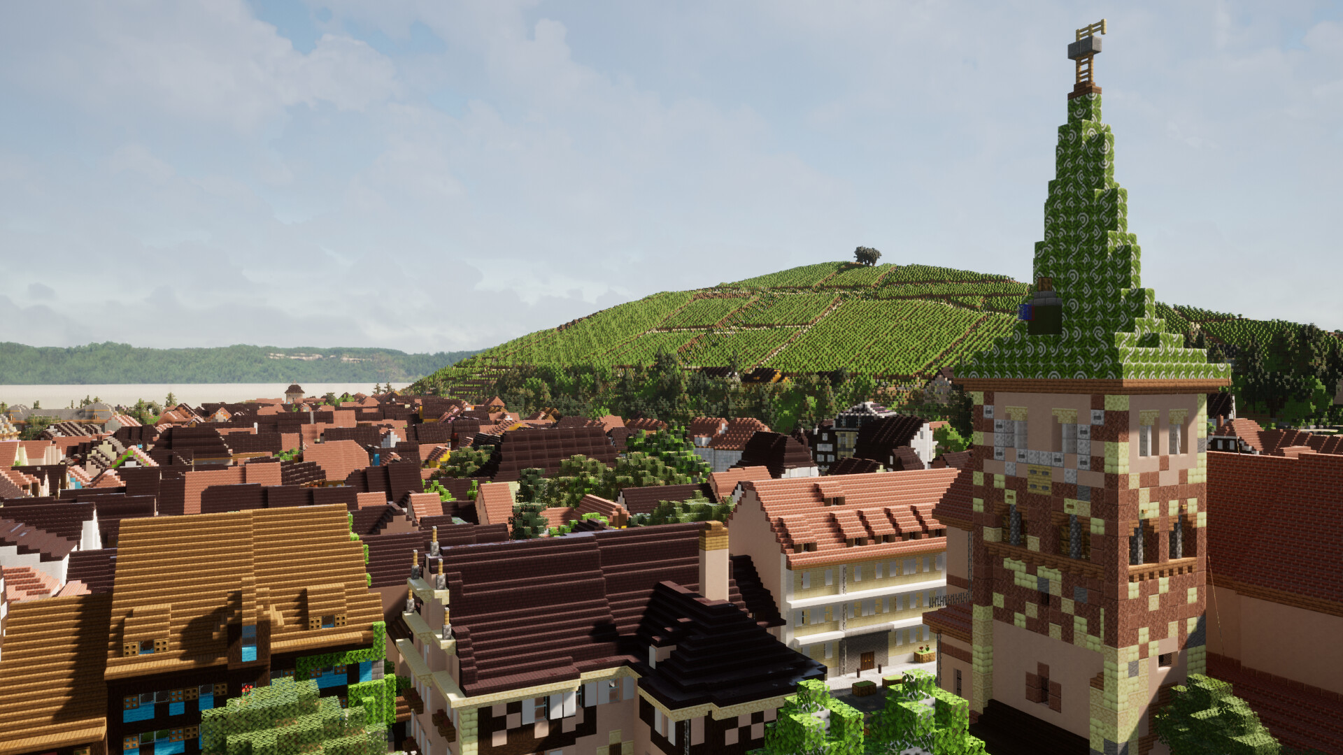 Turckheim in minecraft - 1:1 reproduction Minecraft Map