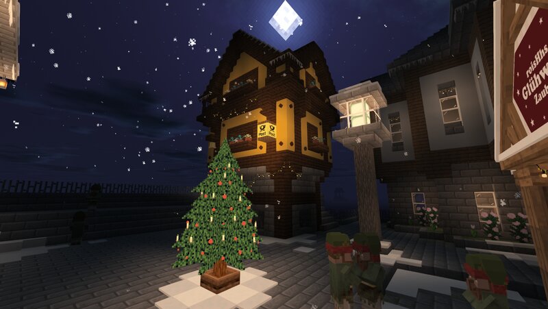 Christmas Market Stall Minecraft Map