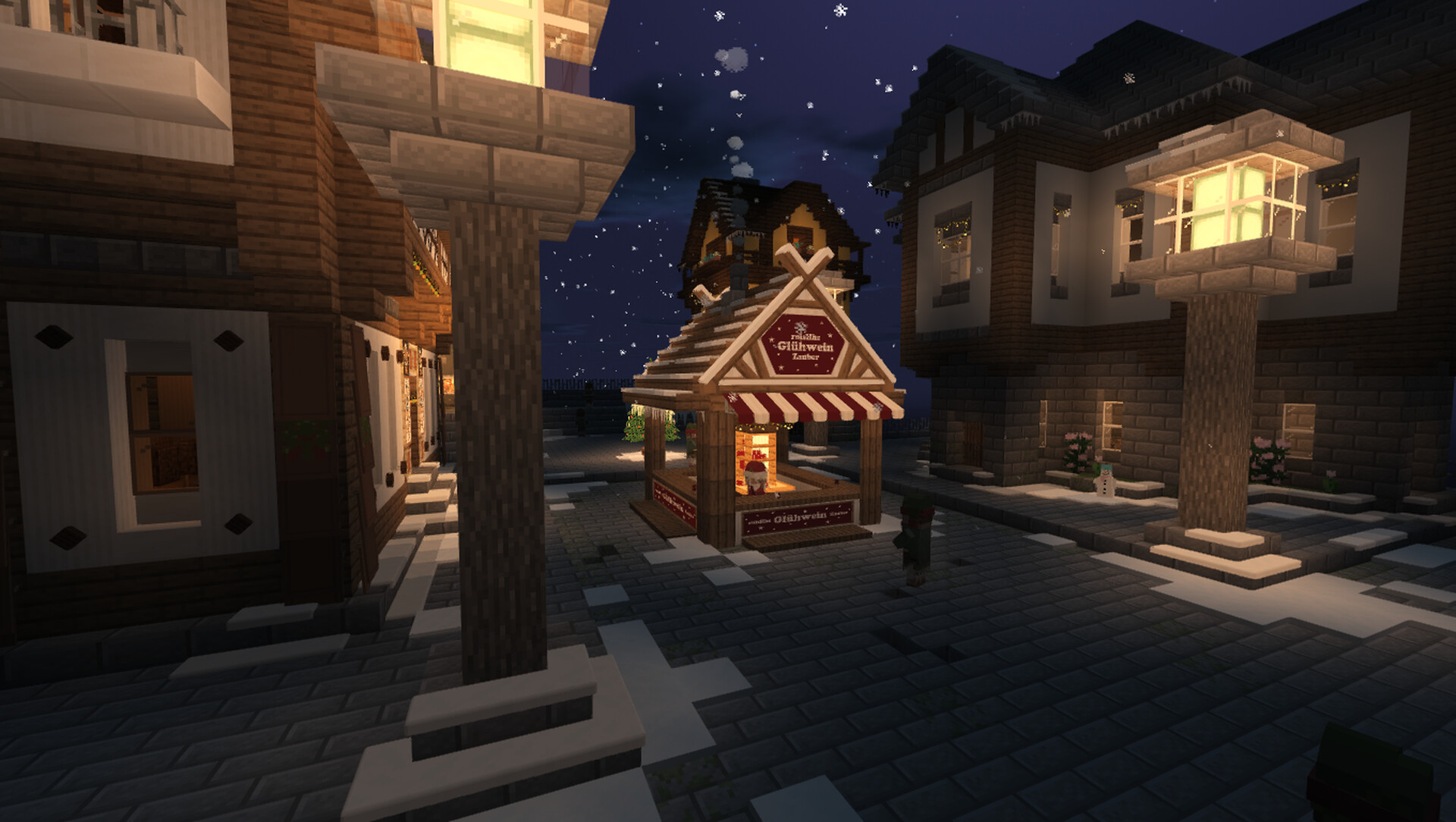 Christmas Market Stall Minecraft Map